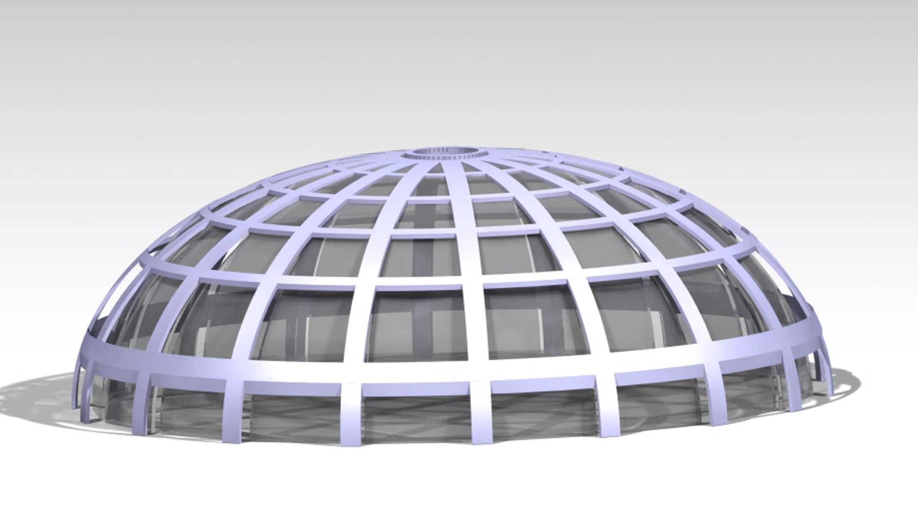 Dome Architectural Metal 3D Model - TurboSquid 1621050