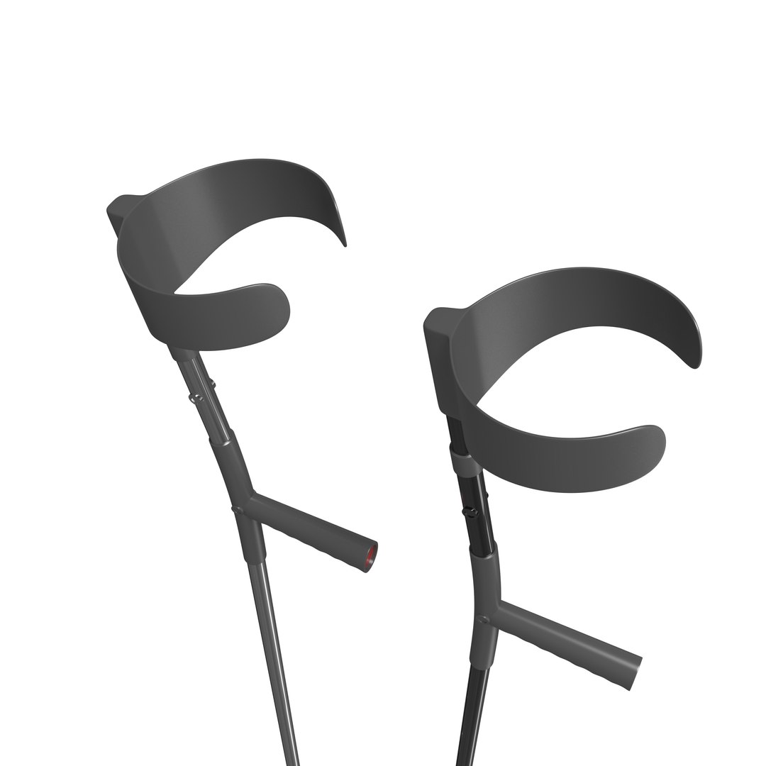 Crutches Cane Model - TurboSquid 1505032