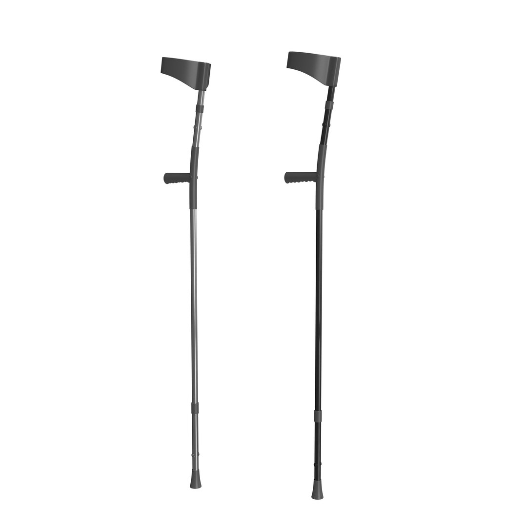 Crutches Cane Model - TurboSquid 1505032