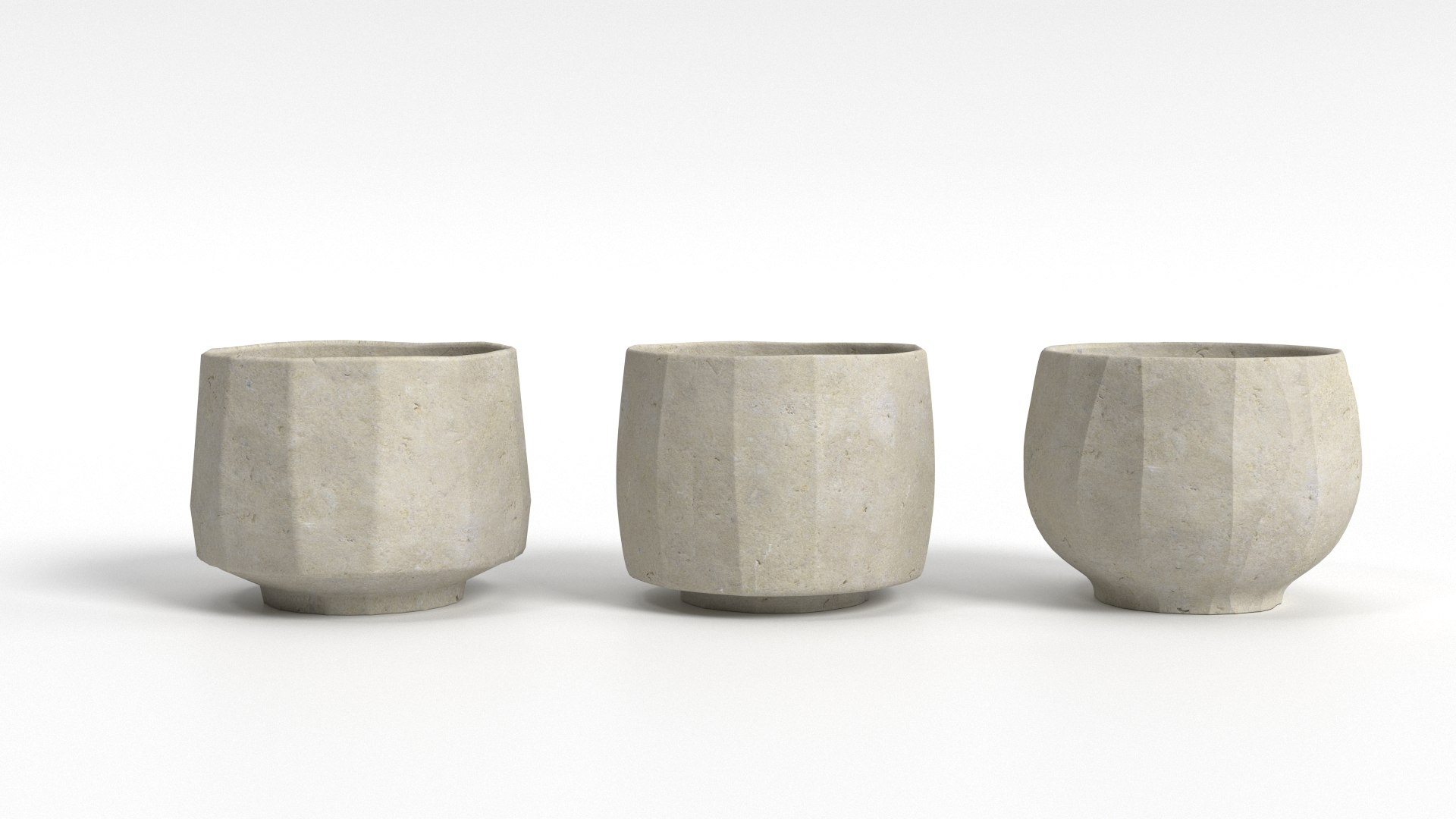 Clay Cups 3D Model - TurboSquid 1777232