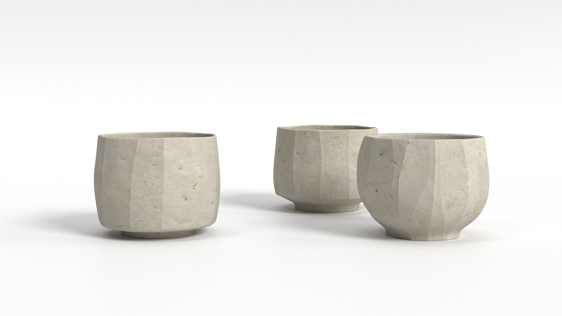 Clay Cups 3D Model - TurboSquid 1777232