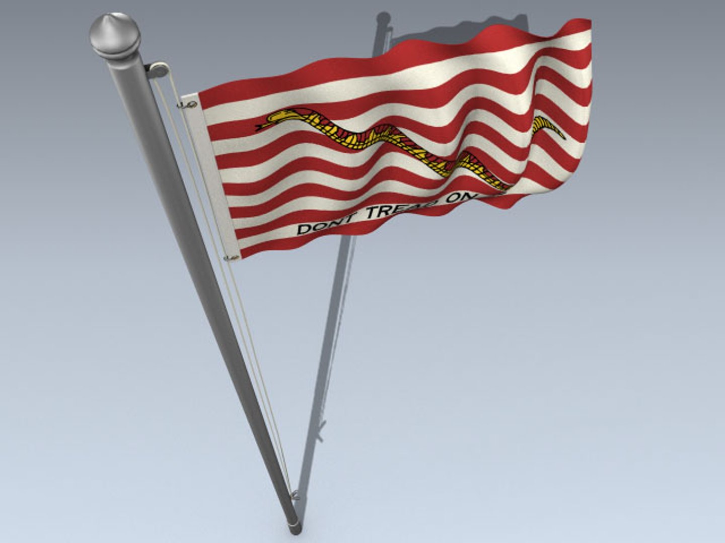 3d Maritime Flag Model