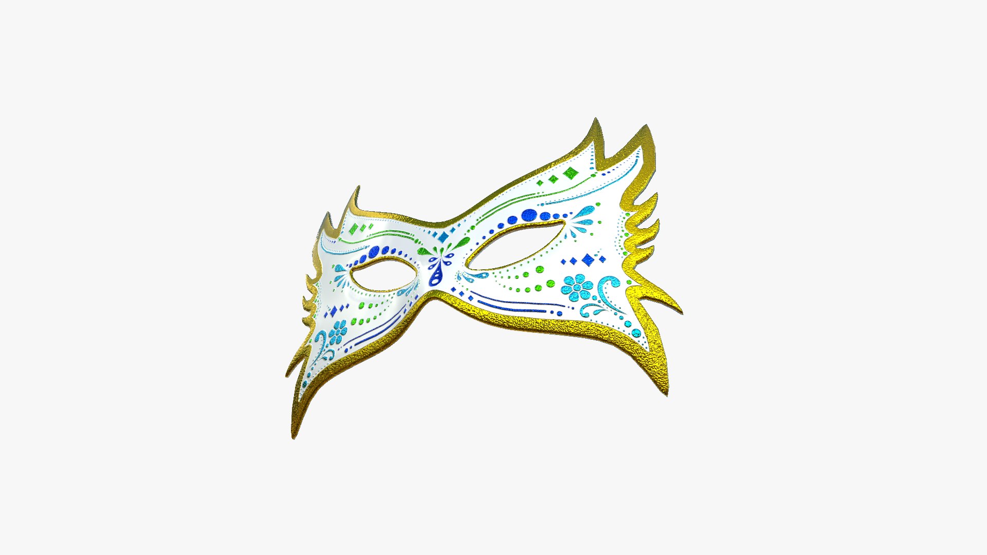 3D model Carnival Mask D03 Brazilian - Costume Character Design ...