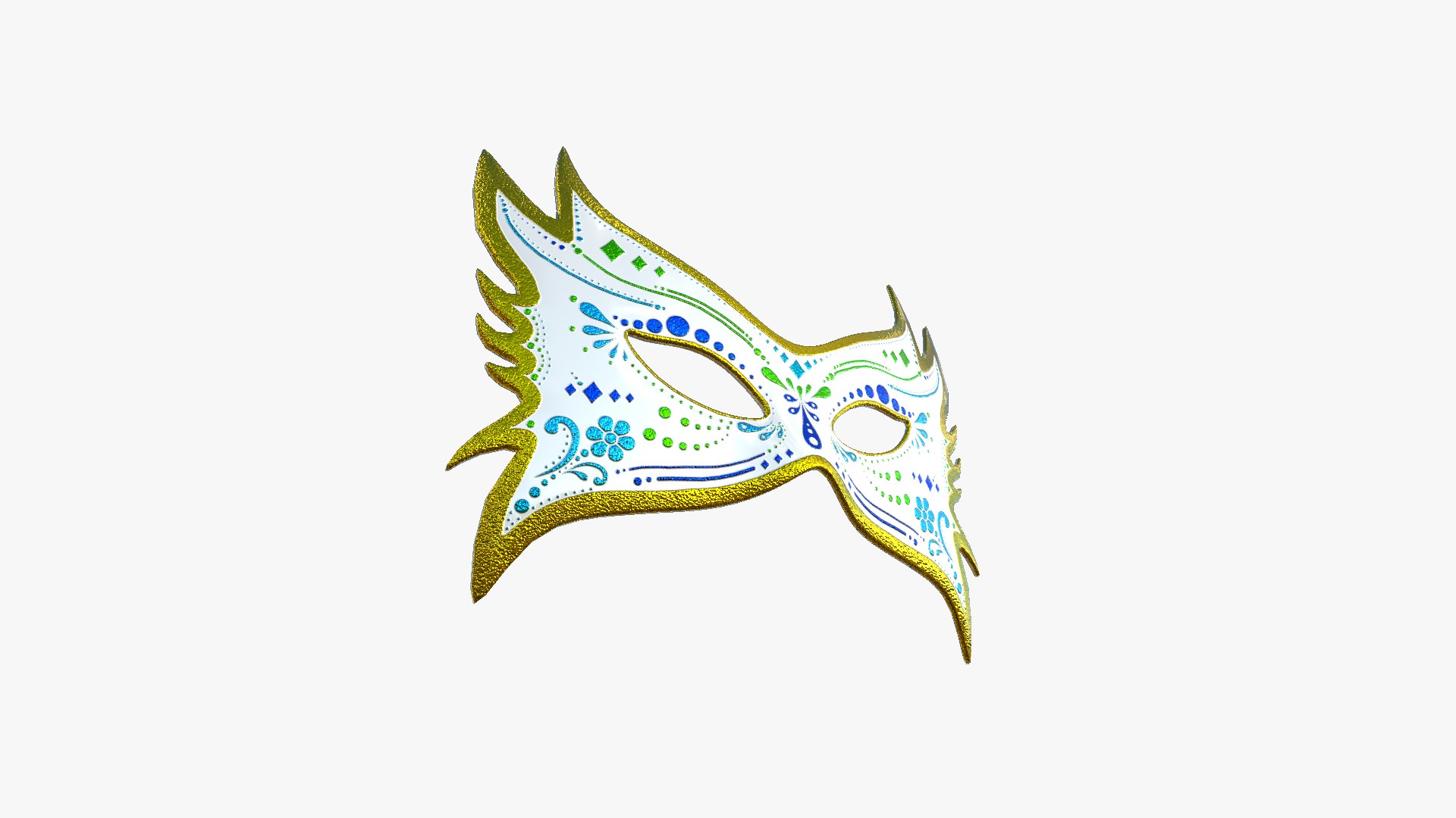 3D model Carnival Mask D03 Brazilian - Costume Character Design ...