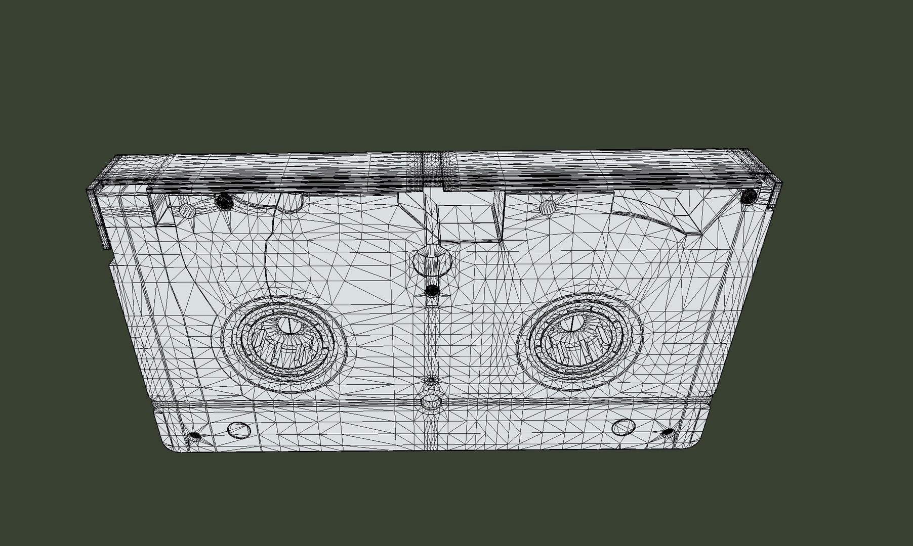 3D VHS - HighPoly And LowPoly Version Model - TurboSquid 2100155