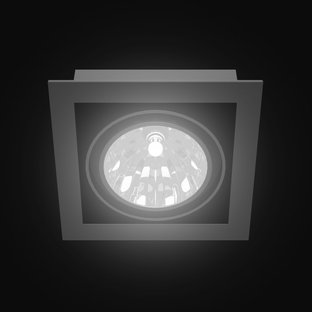 ceiling halogen 3d model