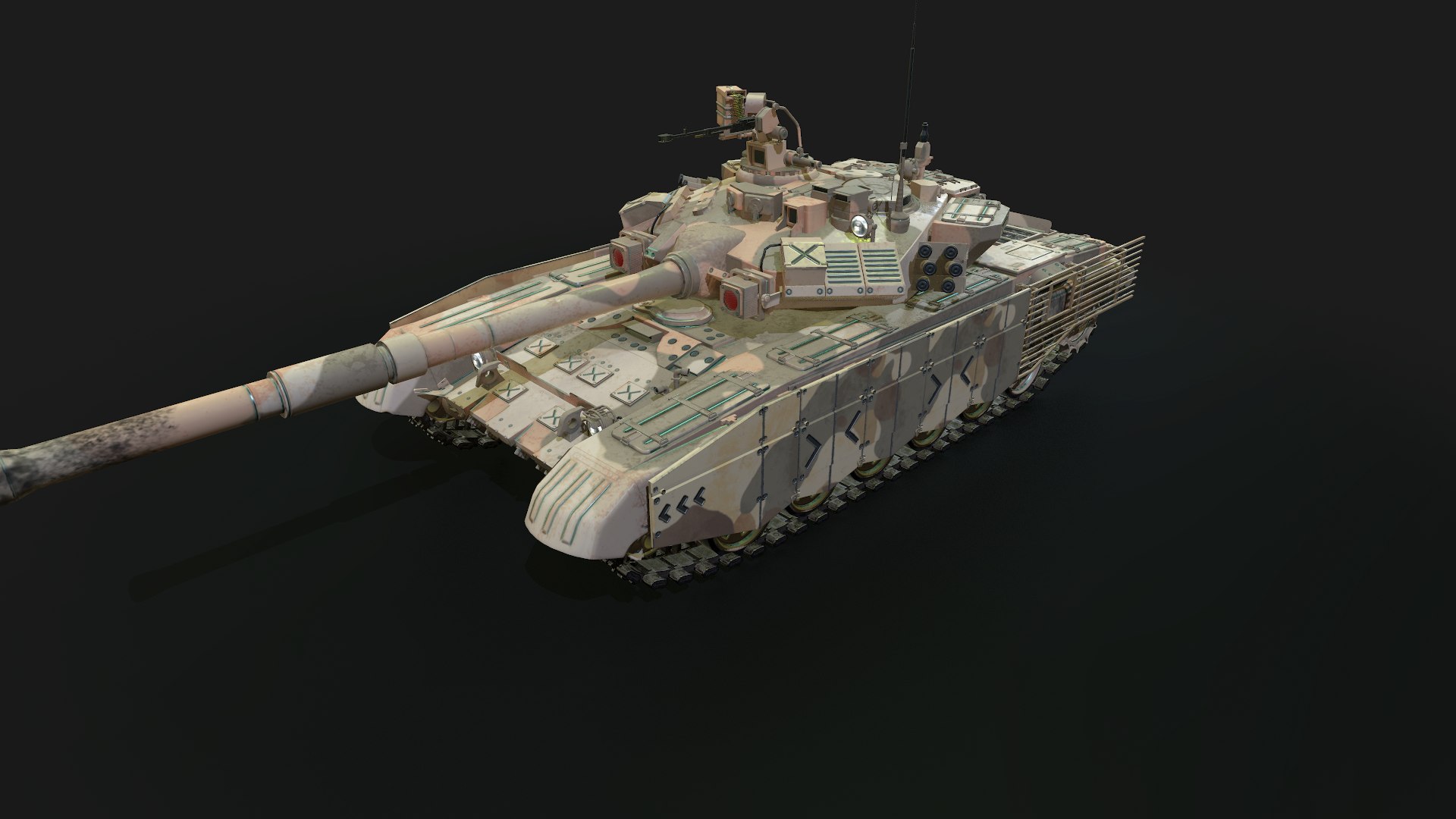 3D MBT T-90 Model - TurboSquid 2380262