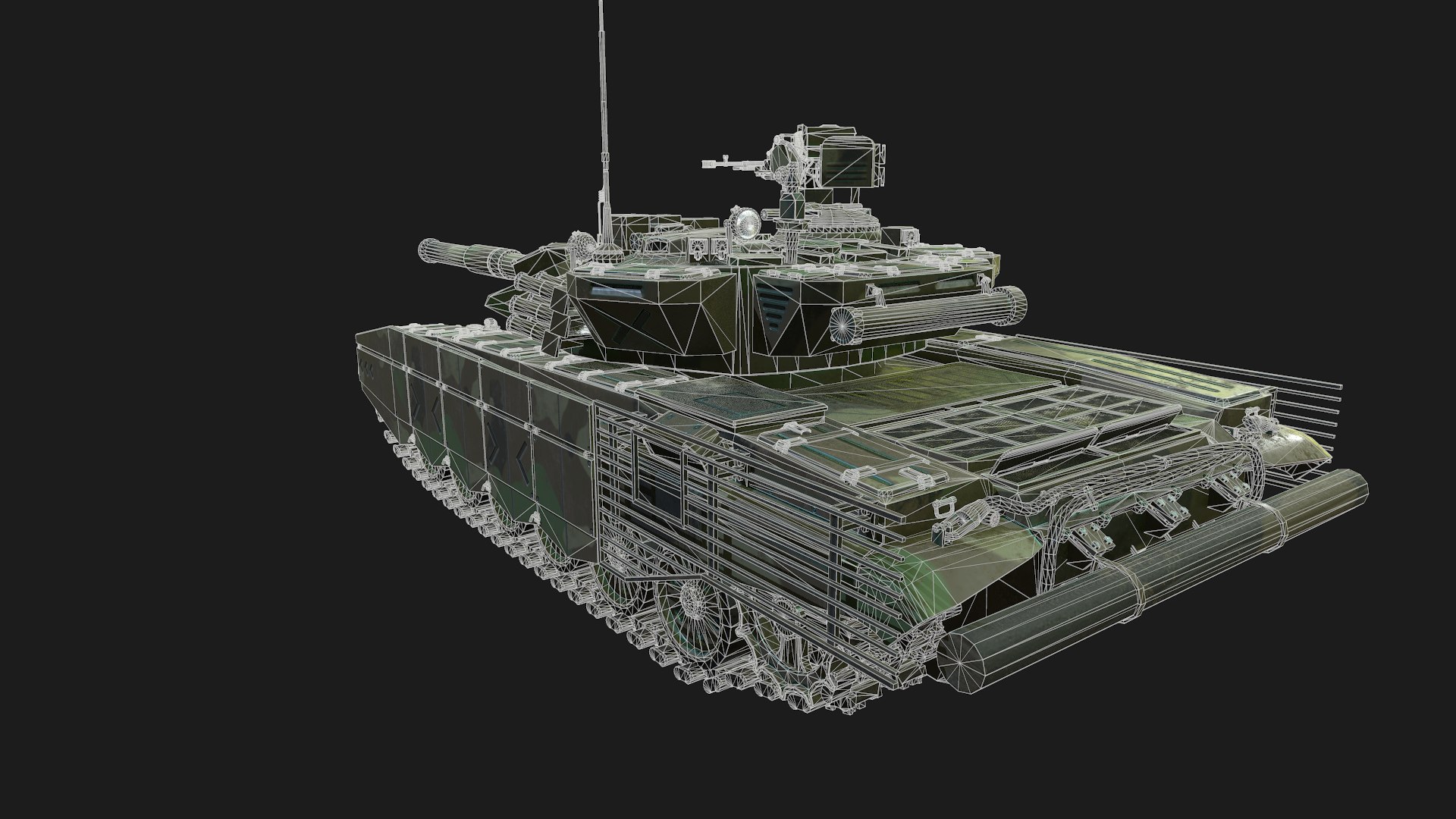3D MBT T-90 Model - TurboSquid 2380262