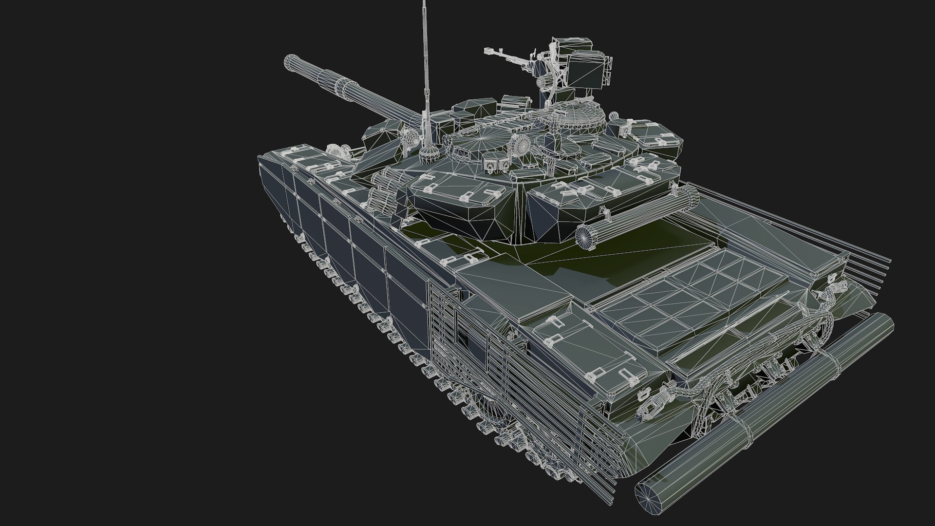 3D MBT T-90 Model - TurboSquid 2380262