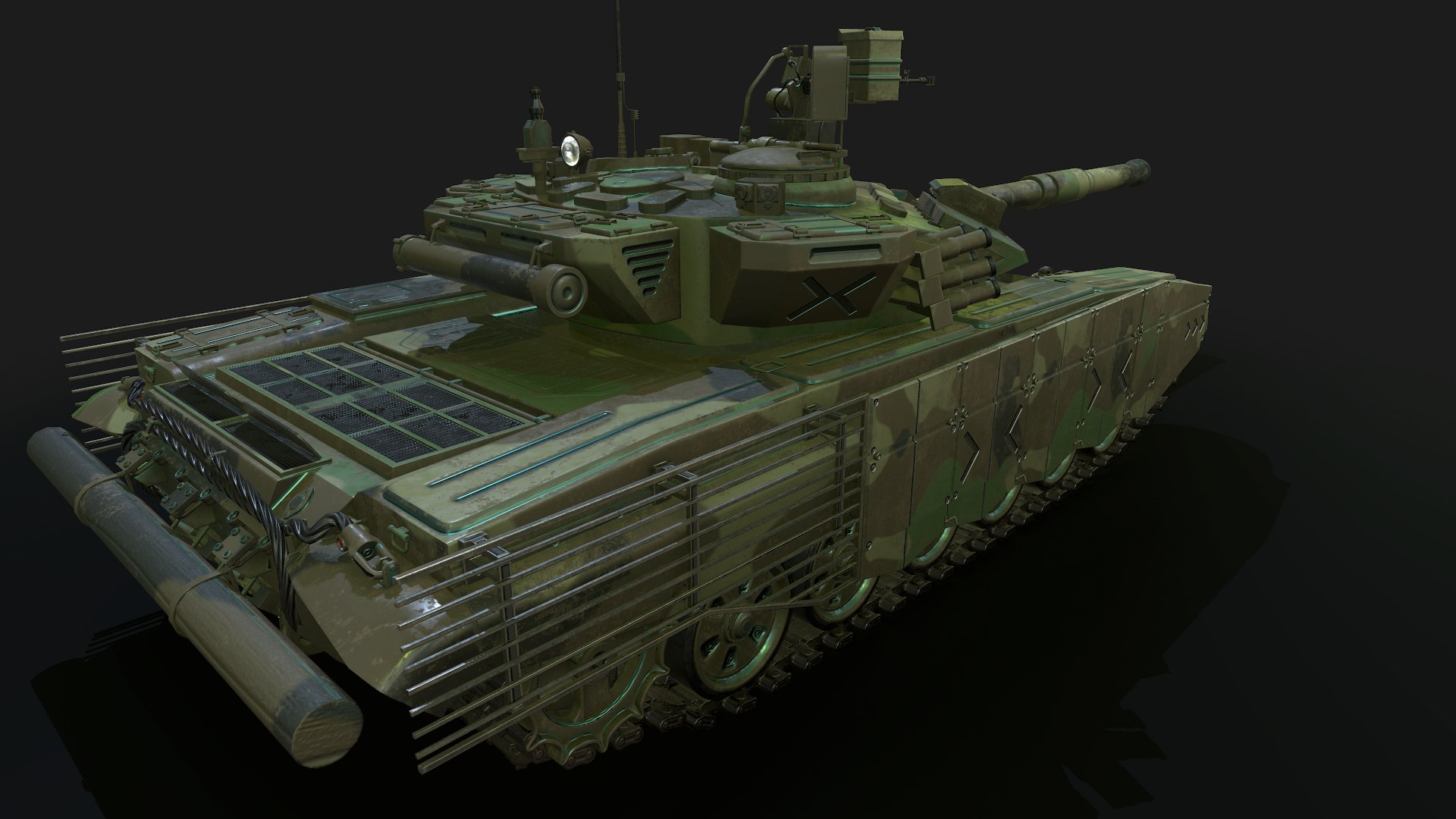 3D MBT T-90 Model - TurboSquid 2380262