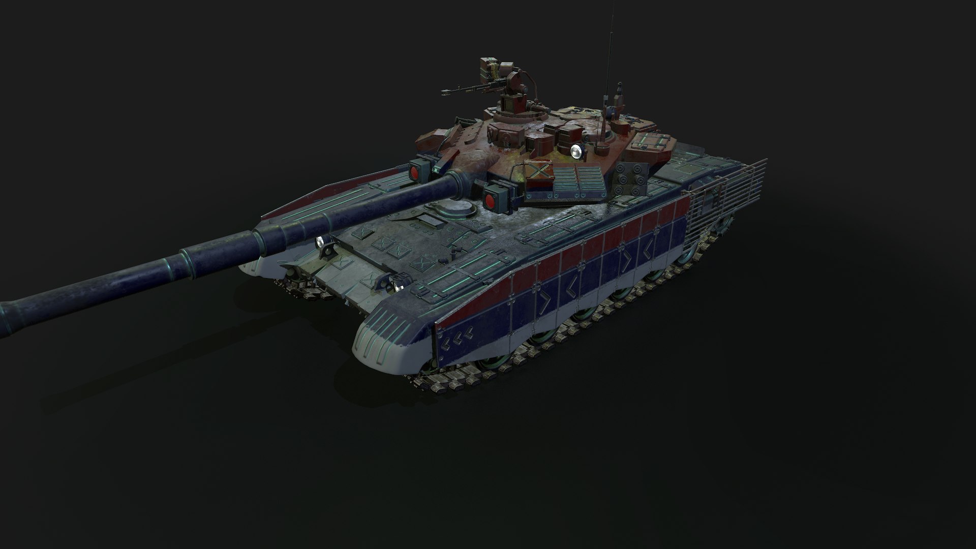 3D MBT T-90 Model - TurboSquid 2380262