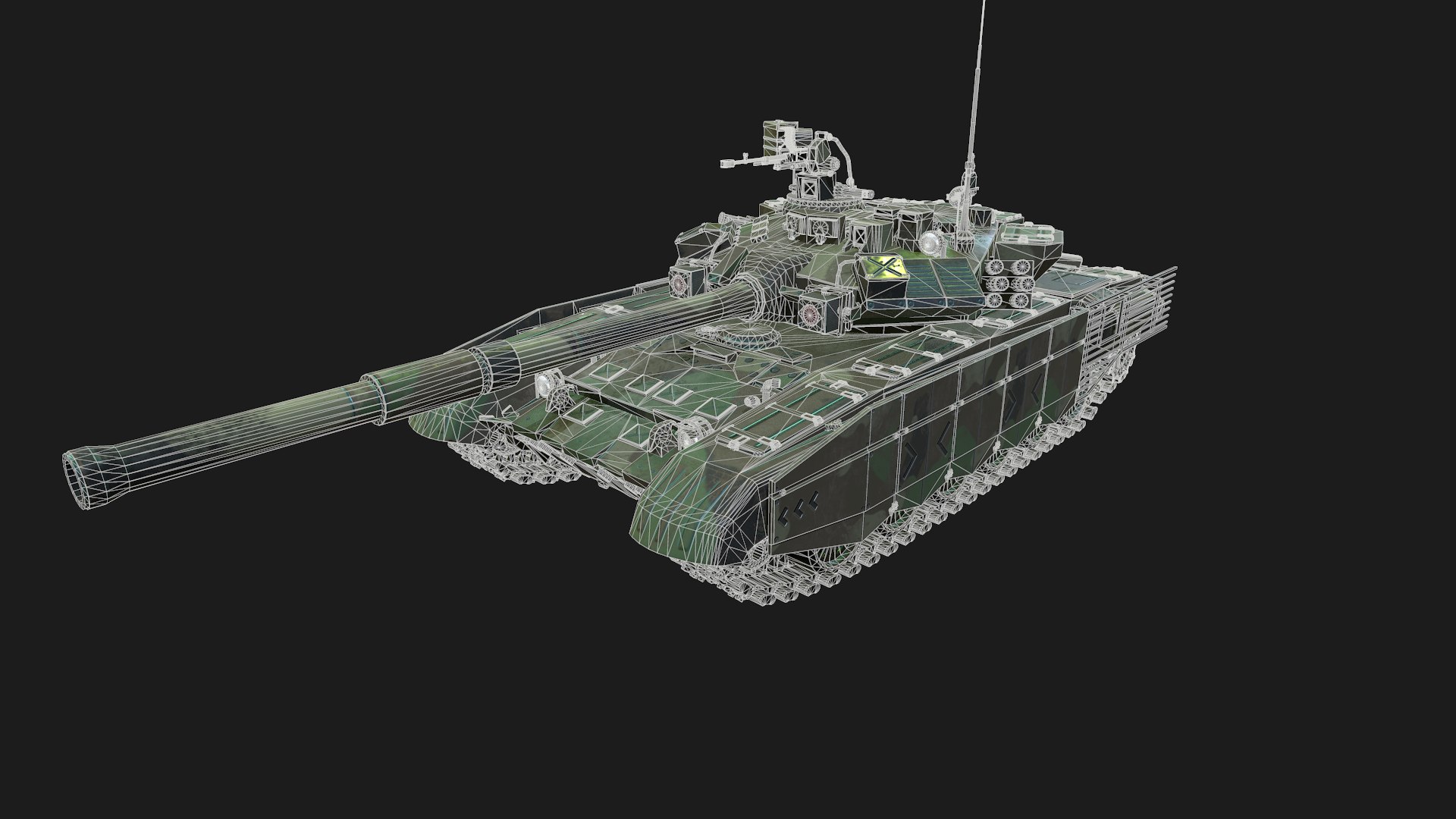 3D MBT T-90 Model - TurboSquid 2380262