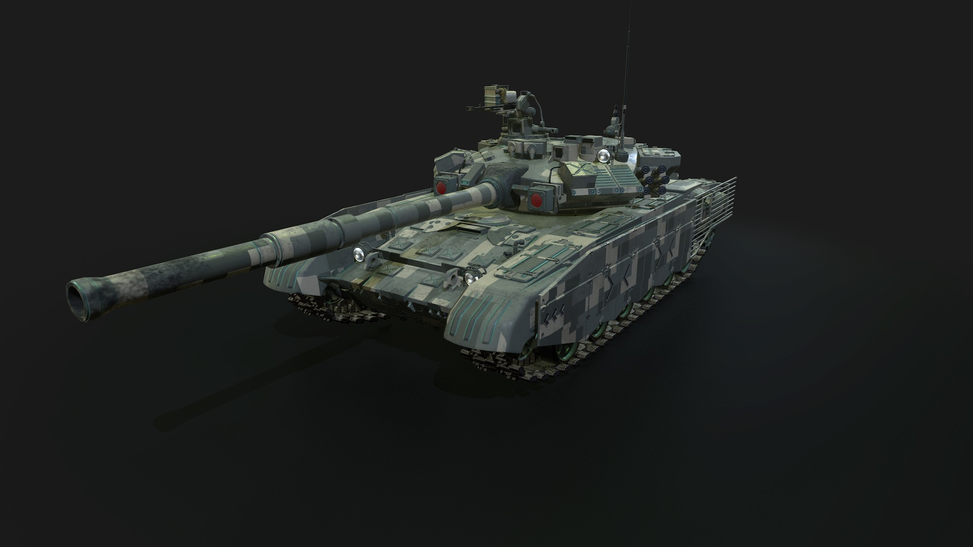 3D MBT T-90 Model - TurboSquid 2380262