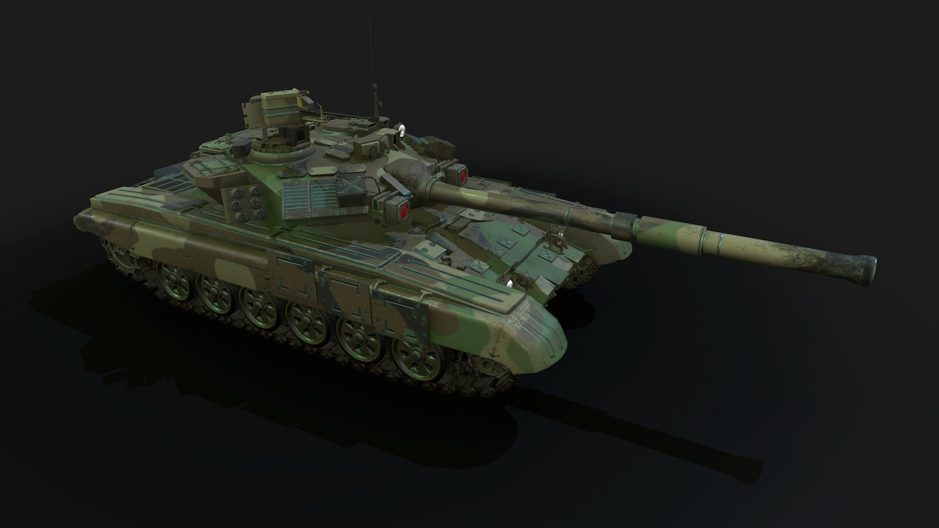 3D MBT T-90 Model - TurboSquid 2380262