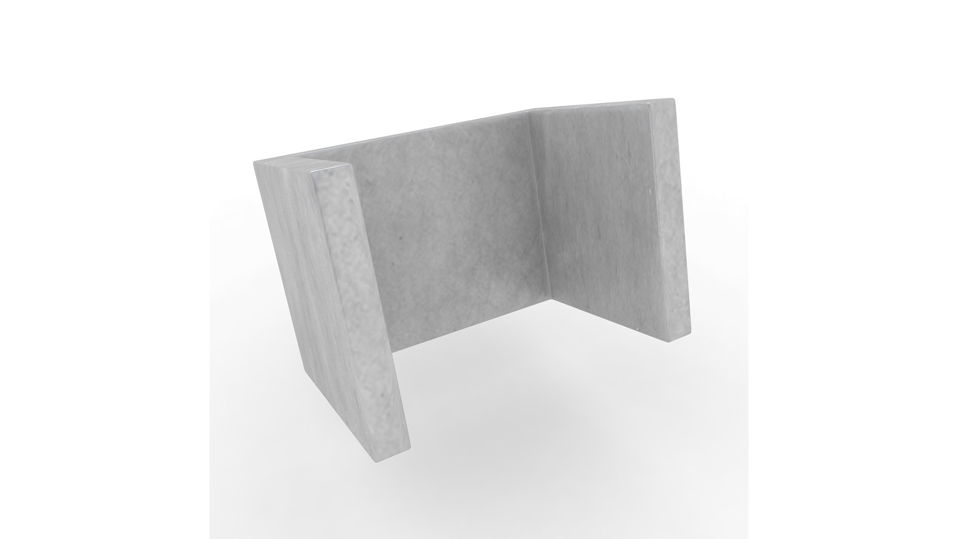 3D model Industrial Concrete Block - TurboSquid 2006532