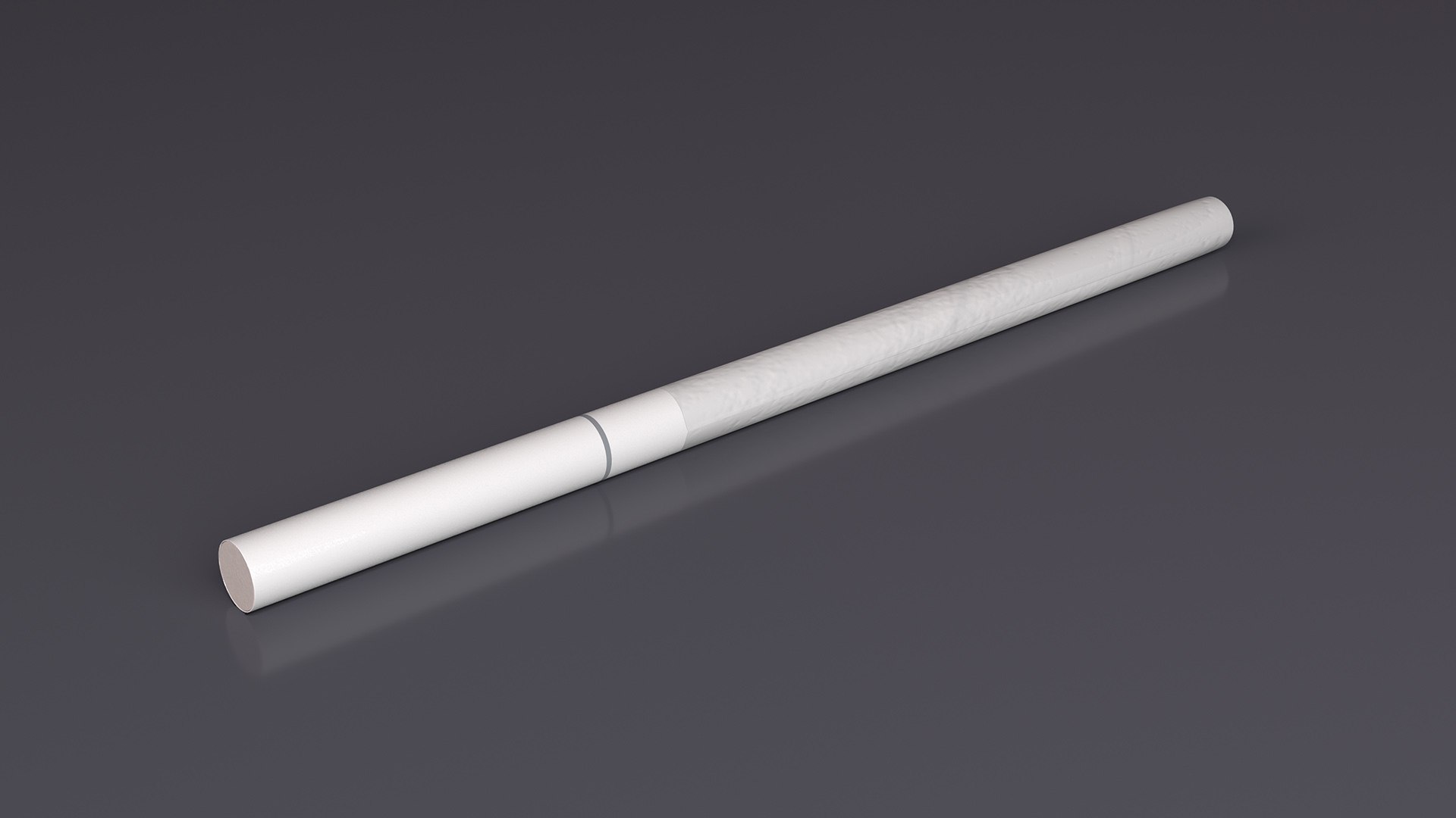 3D Model Cigarette Super Slim Silver - TurboSquid 2281796