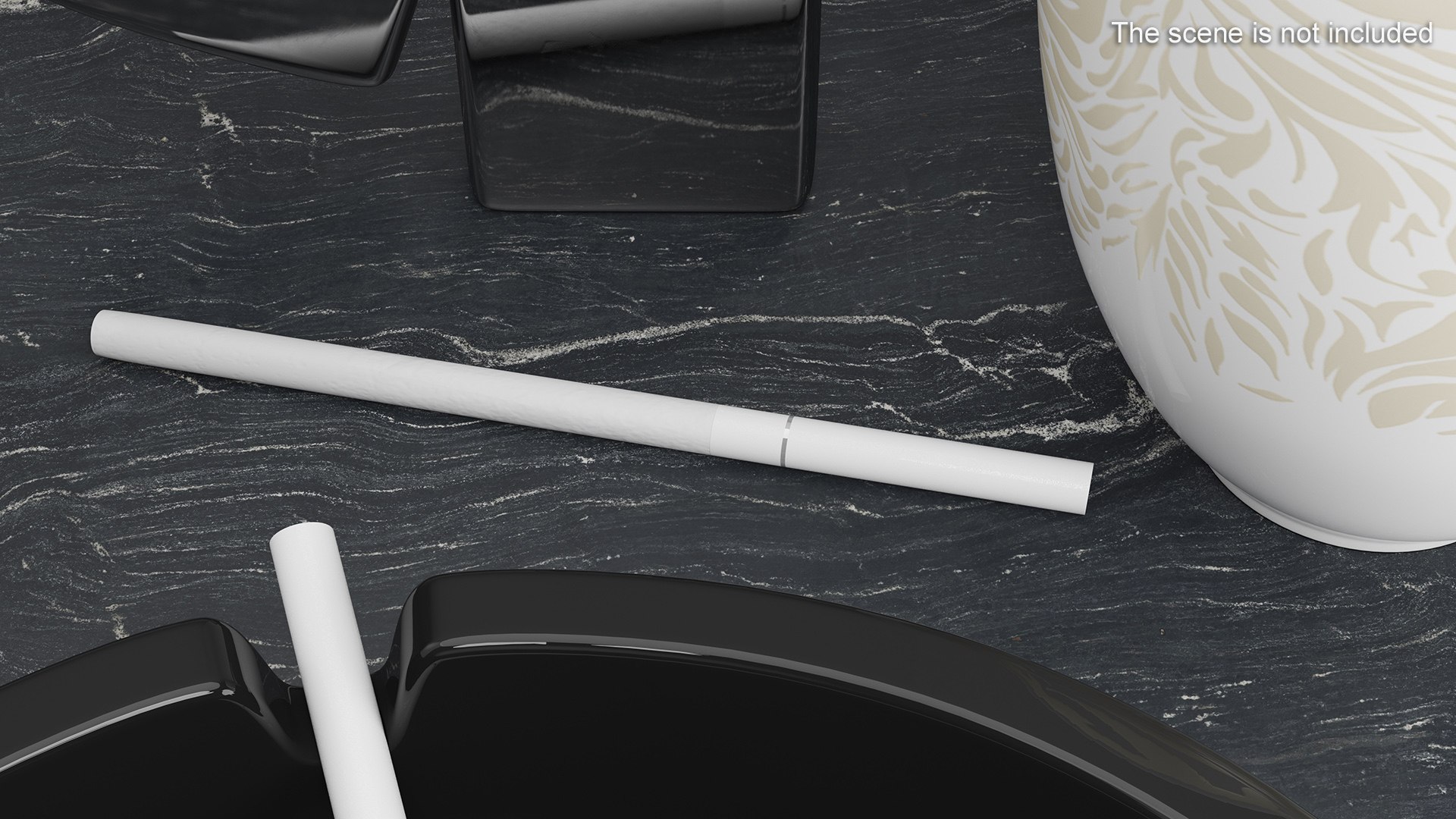 3D Model Cigarette Super Slim Silver - TurboSquid 2281796