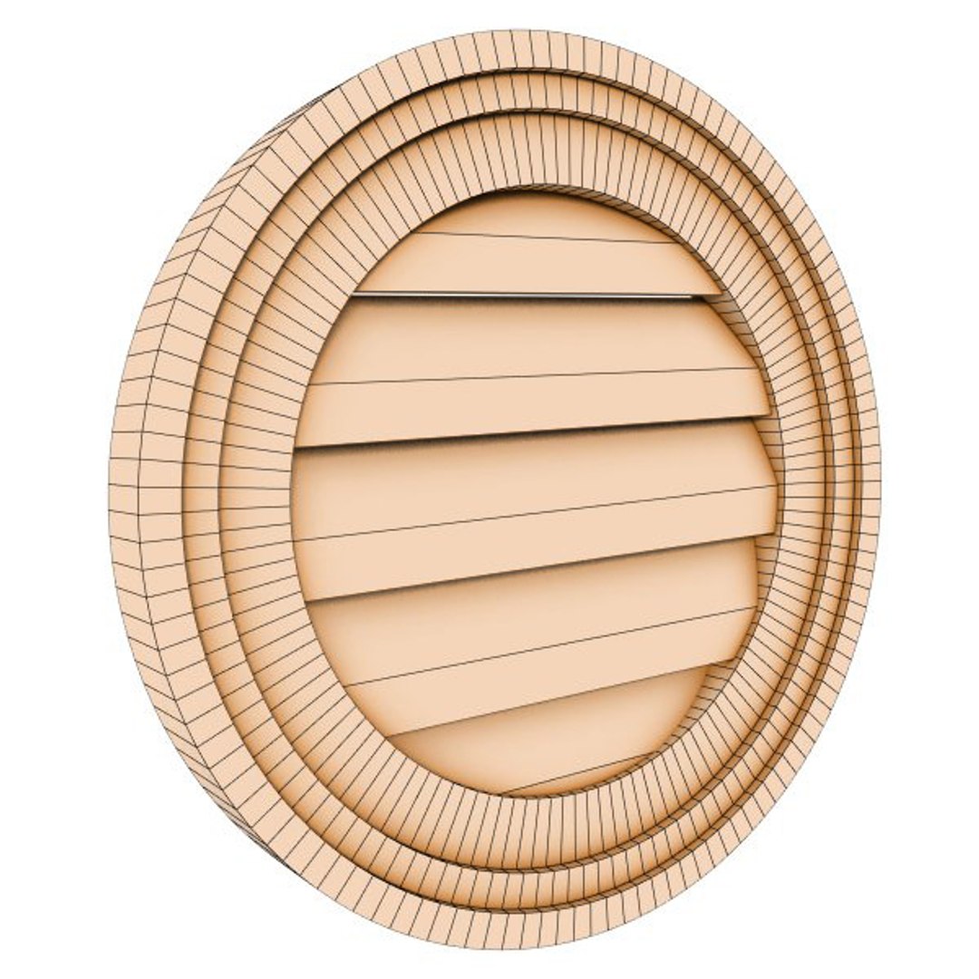 3d Exterior Louver Model