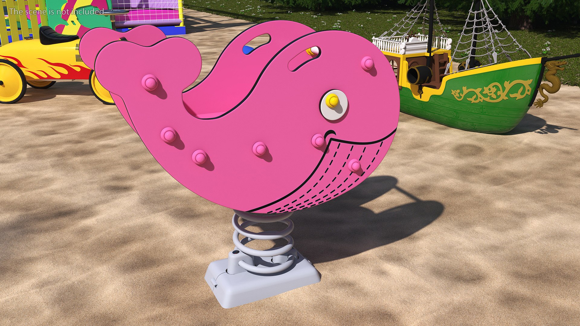 3D Whale Playground Springer Model - TurboSquid 2076352