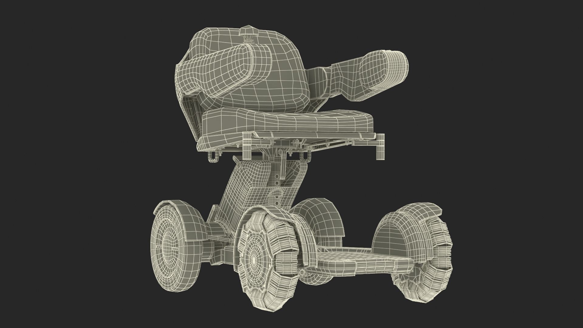 3D JBH Smart Power Wheelchair Rigged - TurboSquid 2308465
