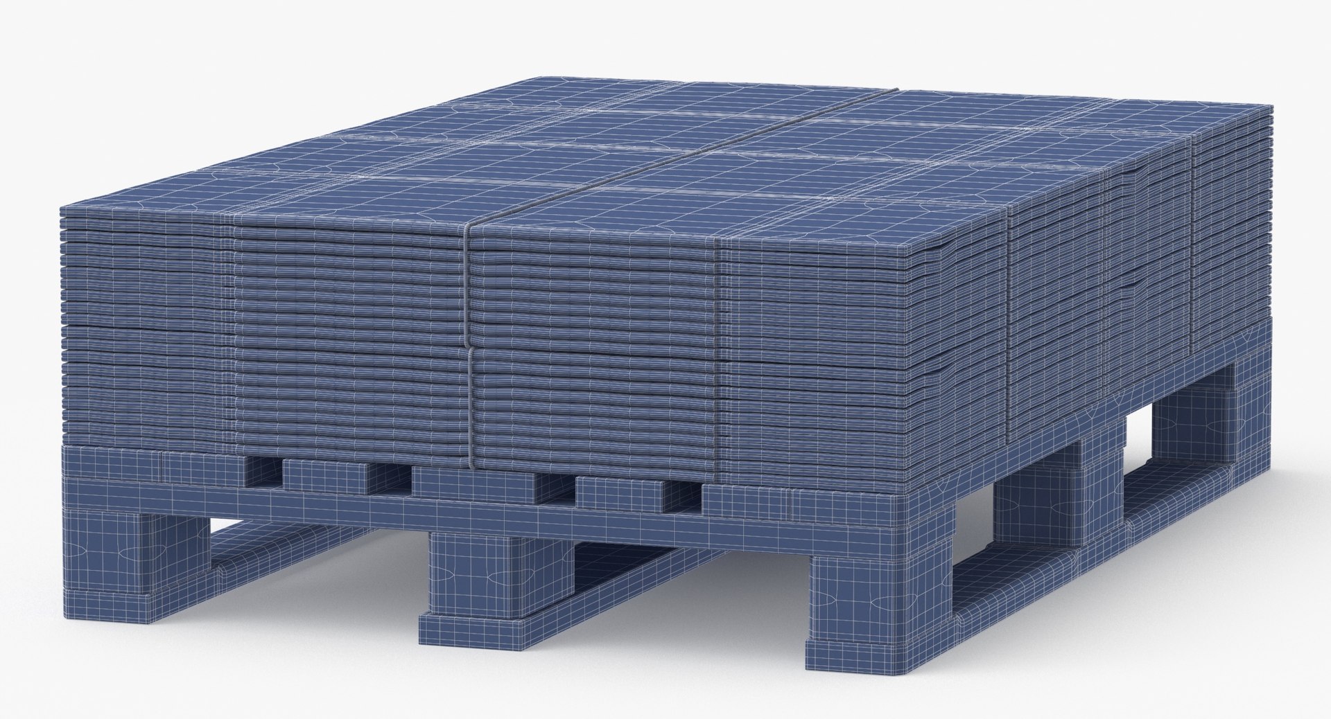 3D model Carton Boxes Laying Flat and Secured - TurboSquid 2069432