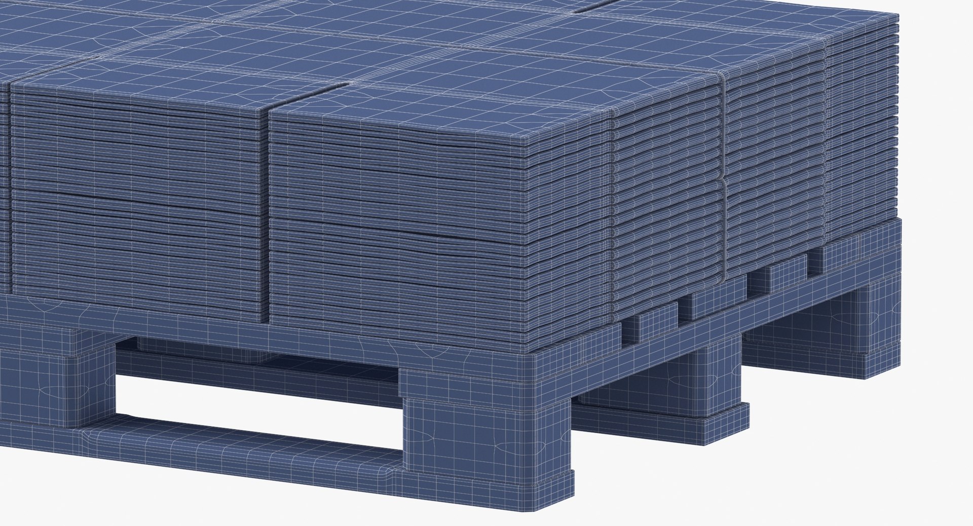 3D model Carton Boxes Laying Flat and Secured - TurboSquid 2069432