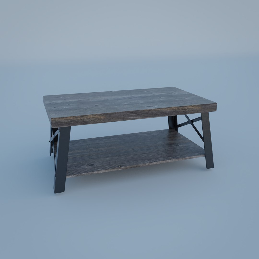 3D small coffee table model - TurboSquid 1233416