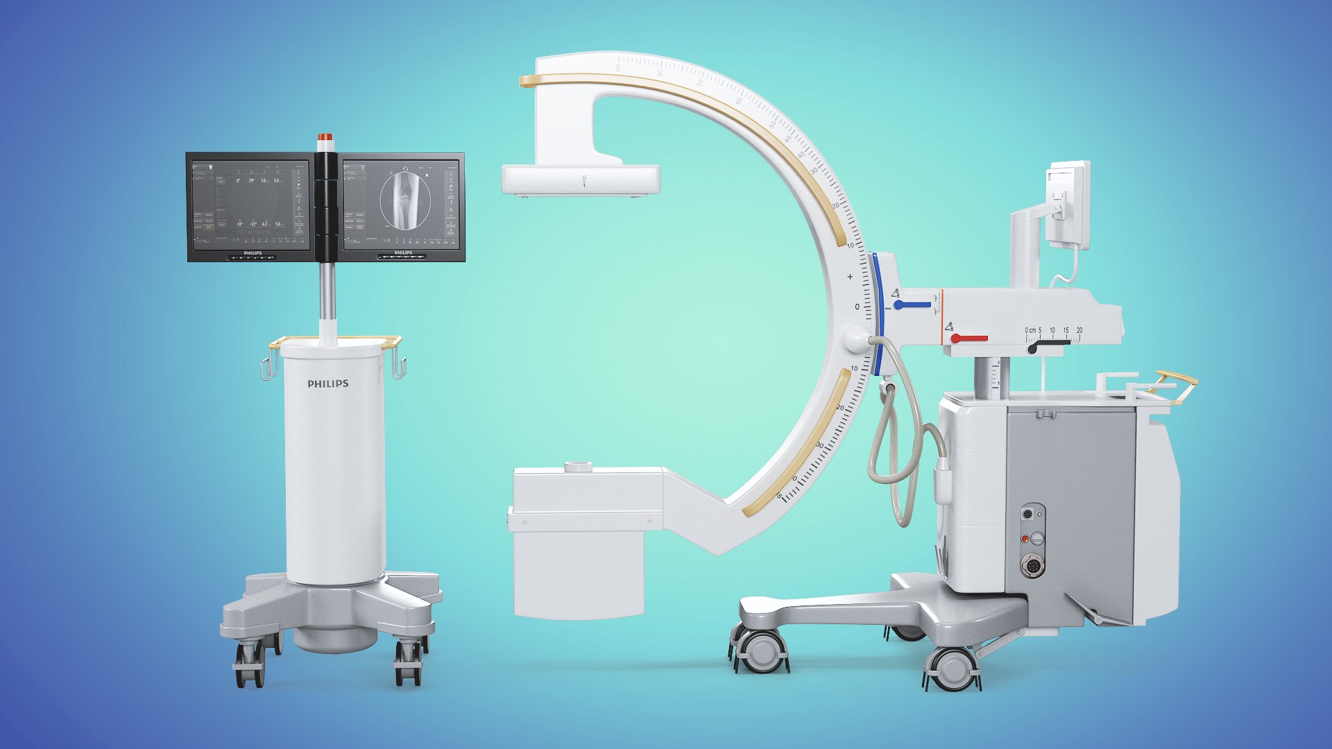 C Arm X-ray Machine 3D - TurboSquid 1545097