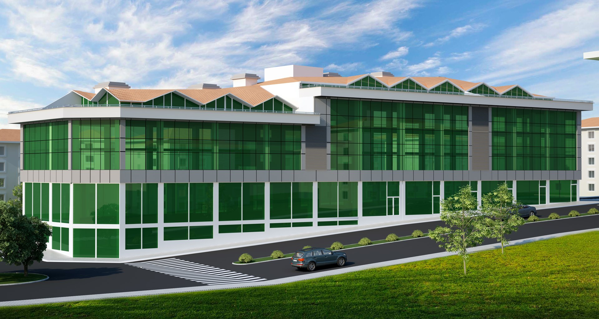 3D Model Big Business Center - TurboSquid 1438607