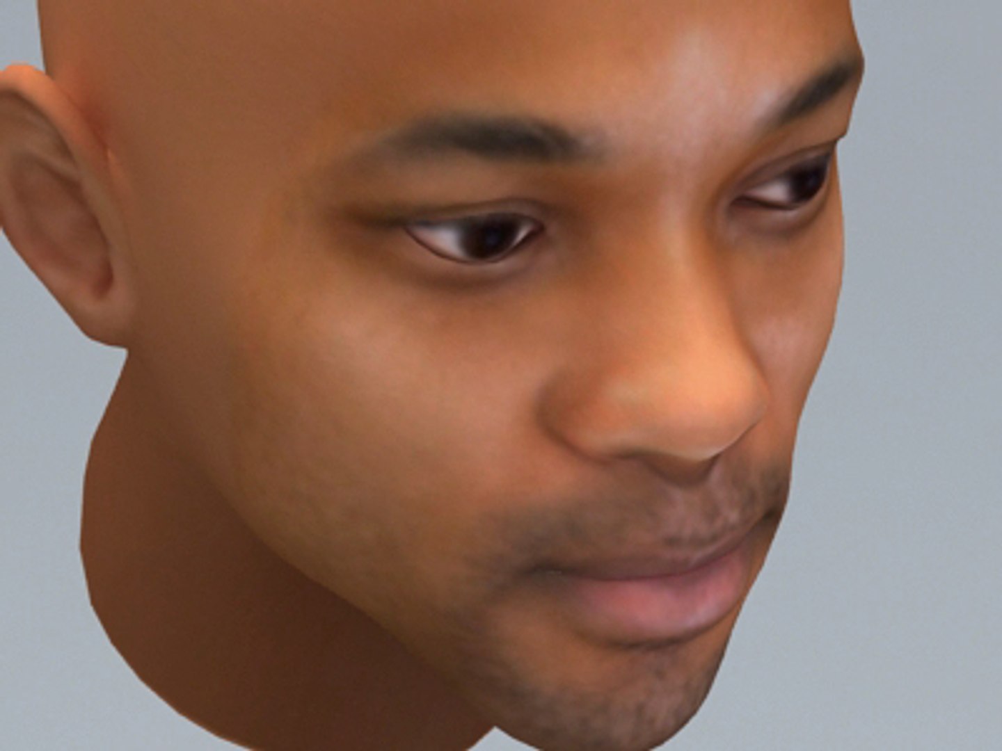 Smith Face Uv 3d Model