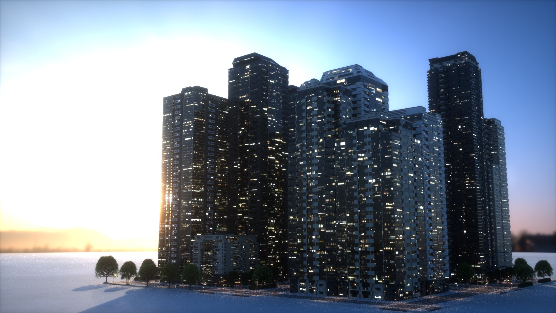 3D City Block Type B23 - TurboSquid 2092353