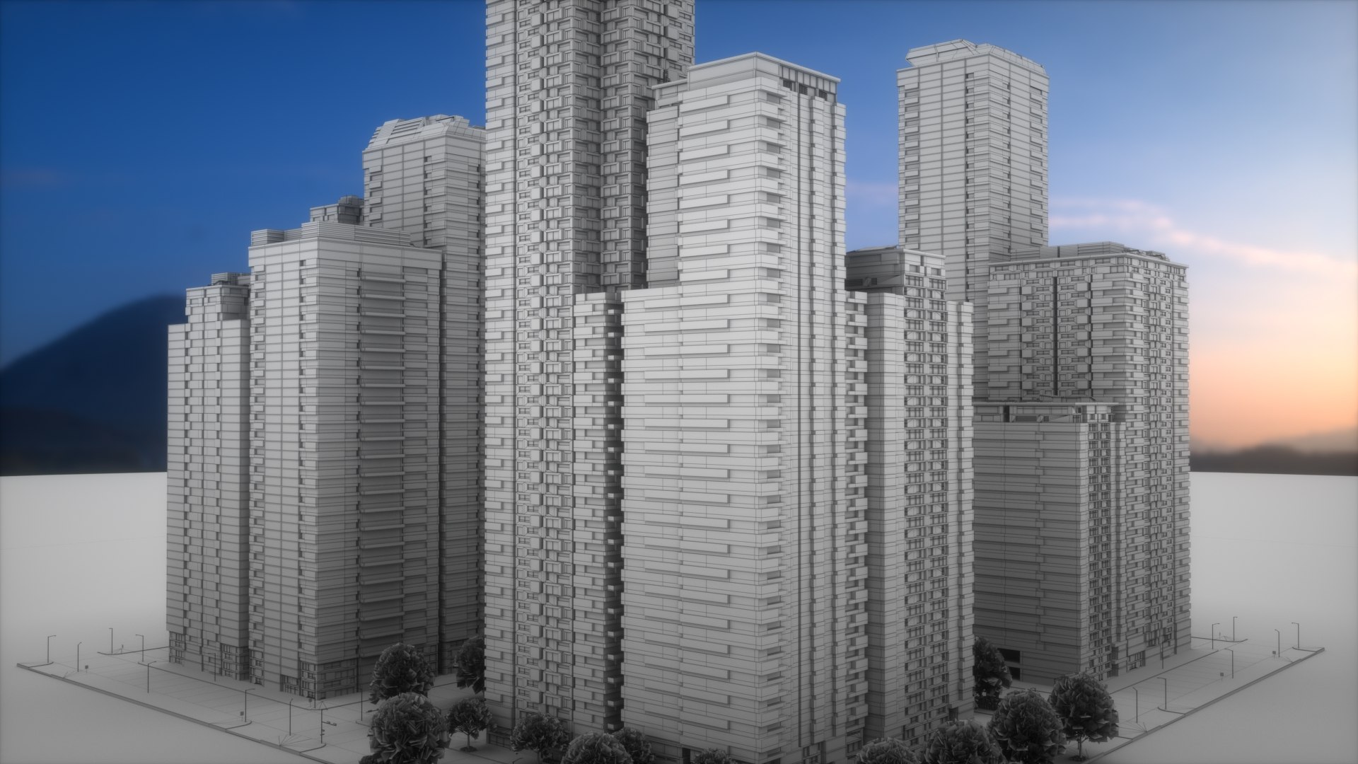 3D City Block Type B23 - TurboSquid 2092353