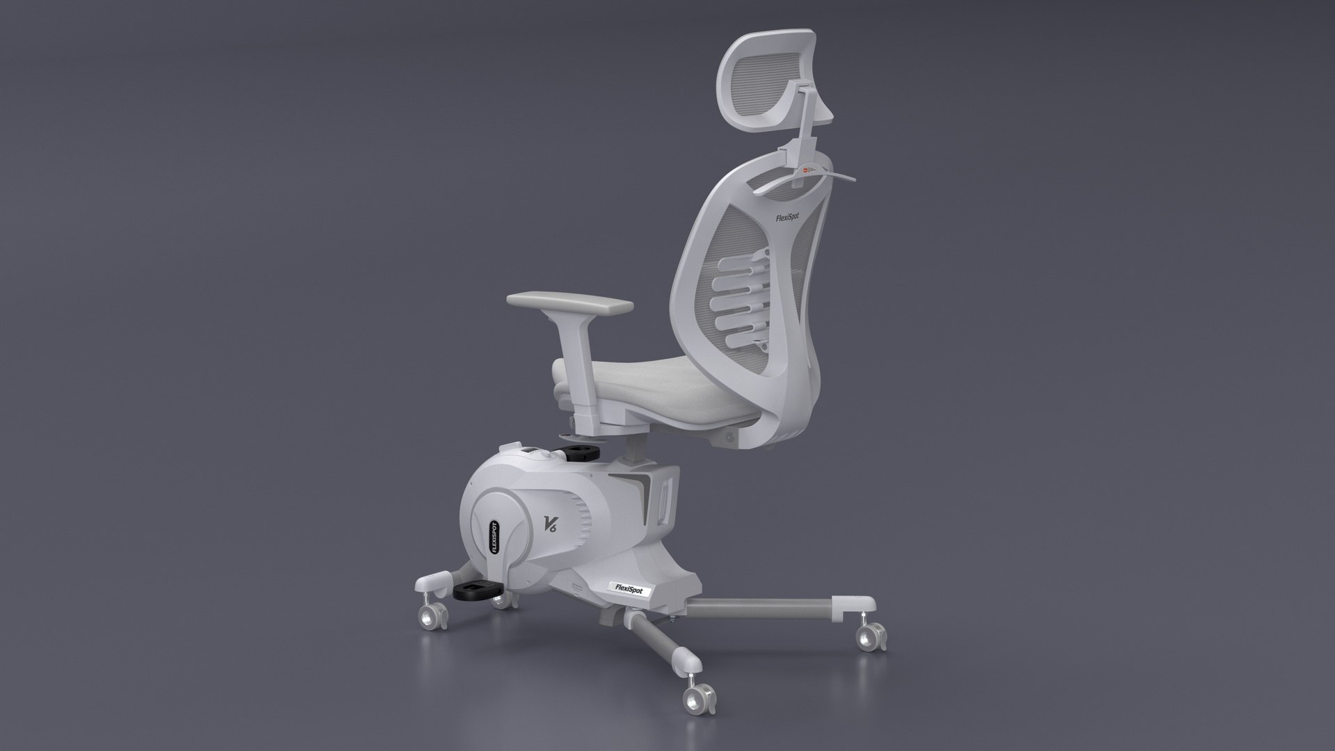 Office Fitness Chair White Model - TurboSquid 2198705