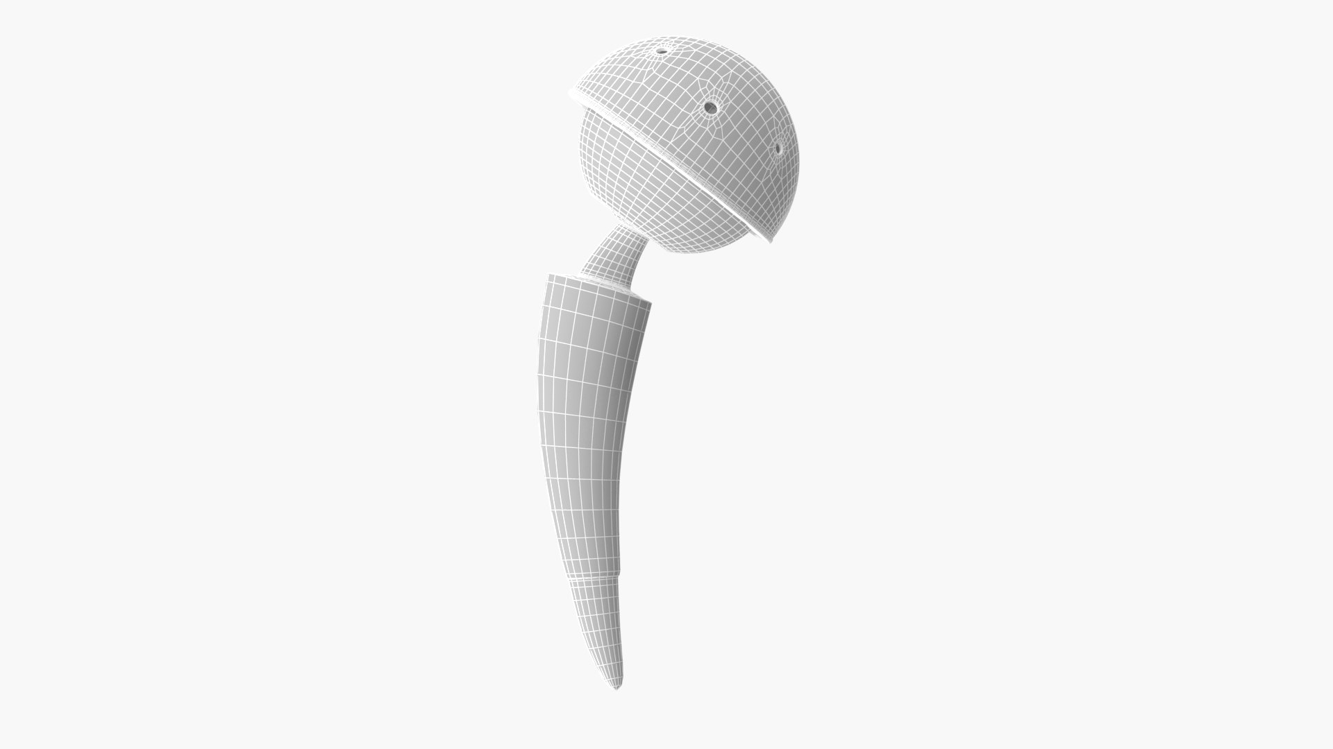 3D Hip Thigh Bone Implant - TurboSquid 1744804