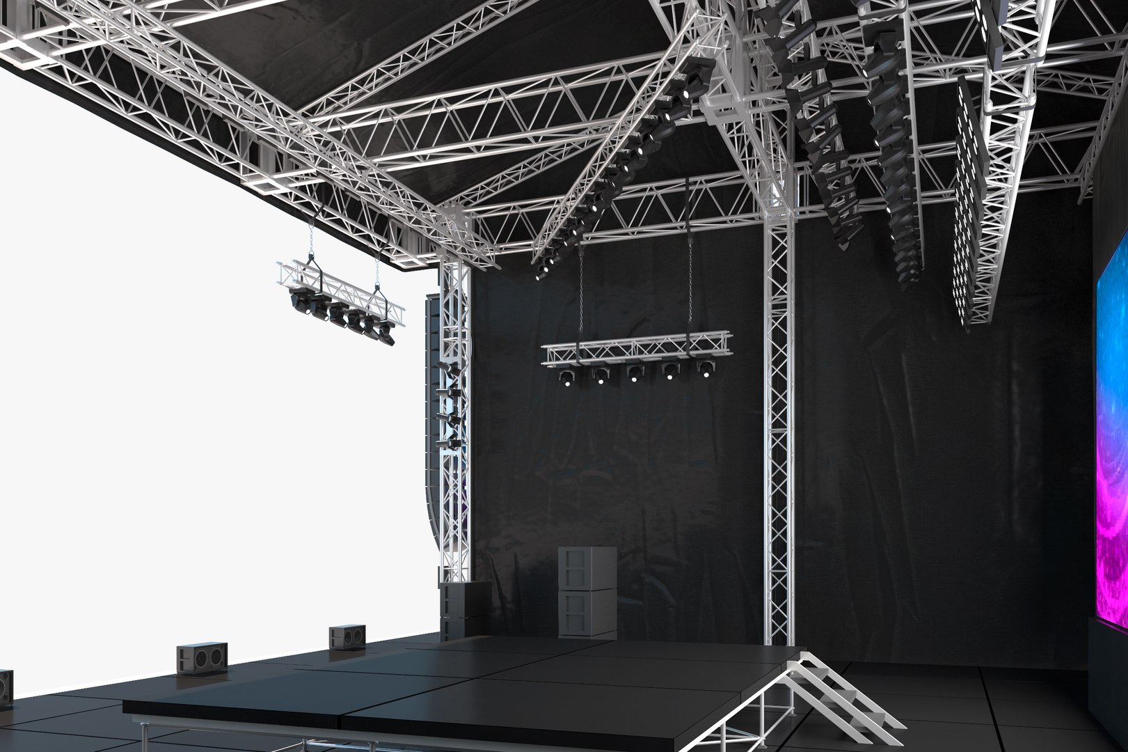 Concert Stage Model - TurboSquid 1227108