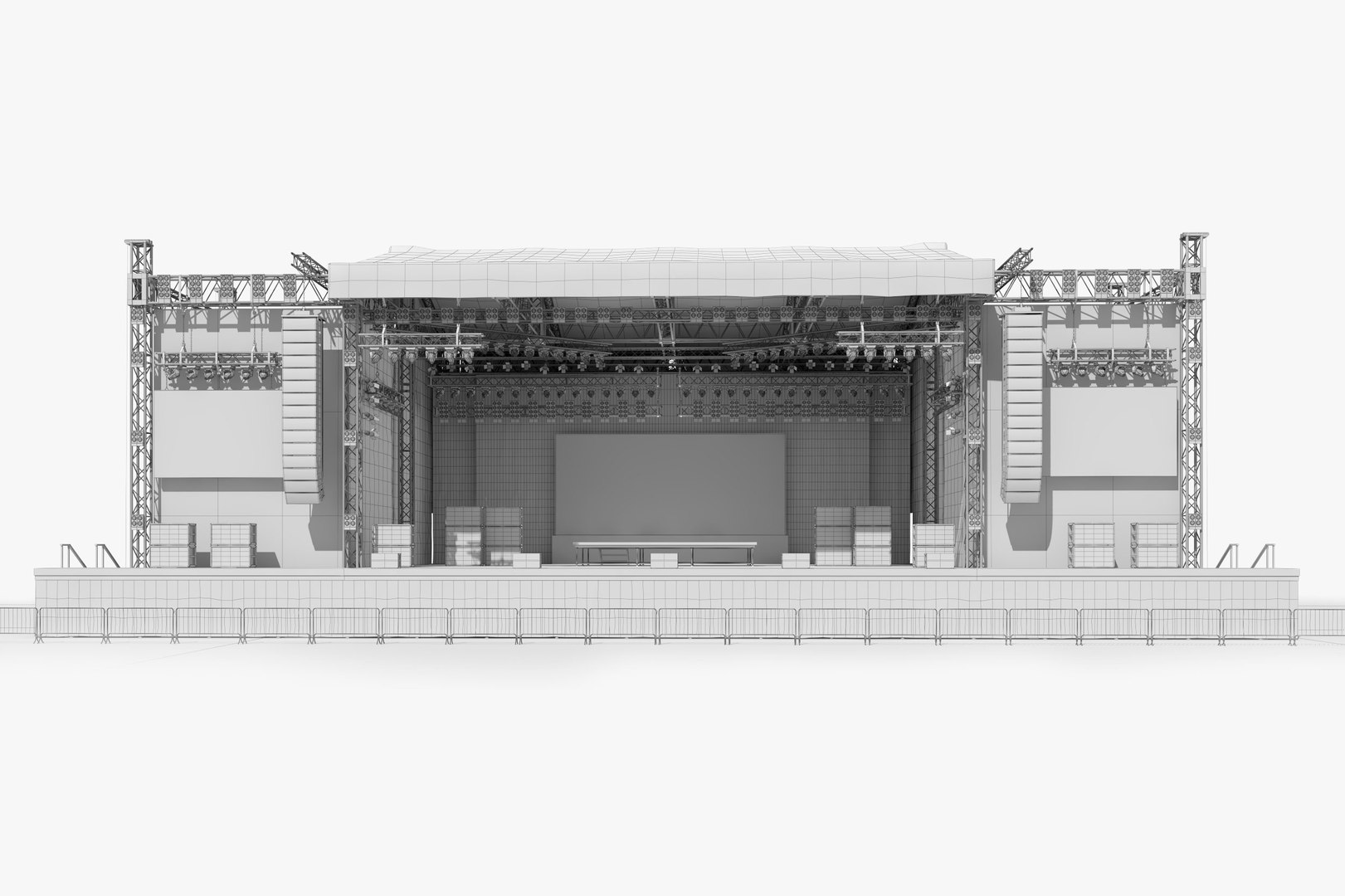 Concert Stage Model - TurboSquid 1227108