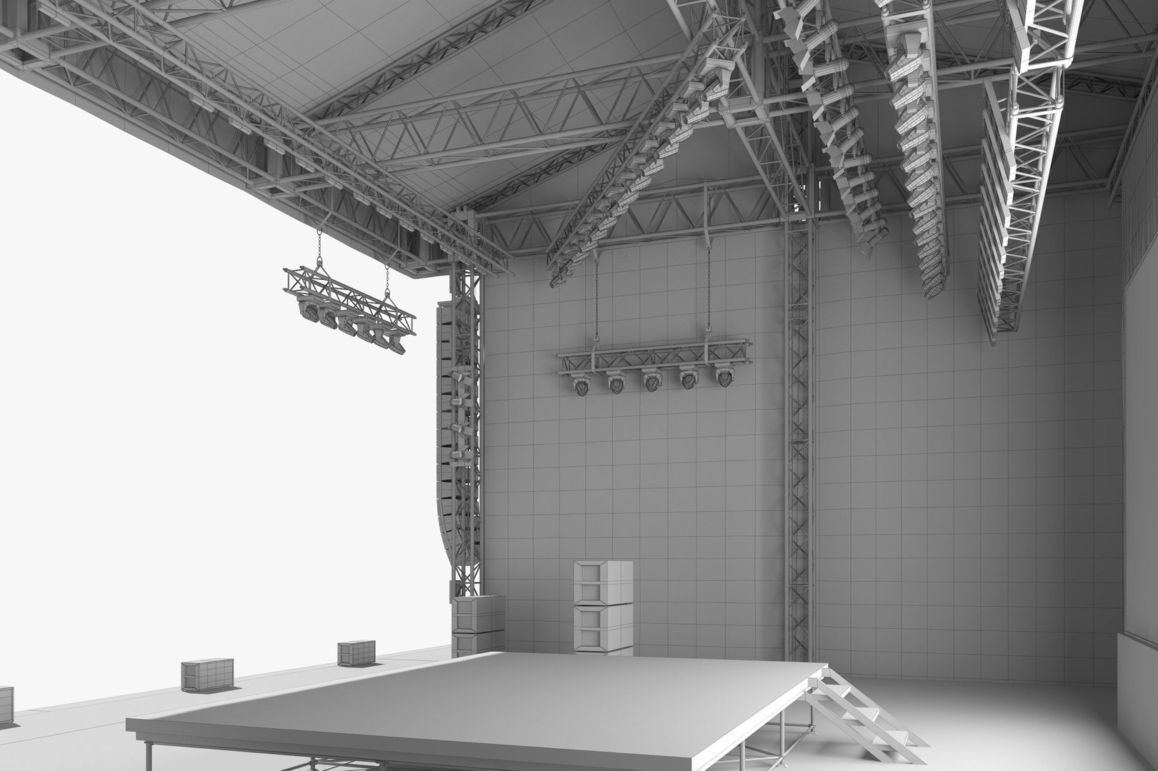 Concert Stage Model - TurboSquid 1227108