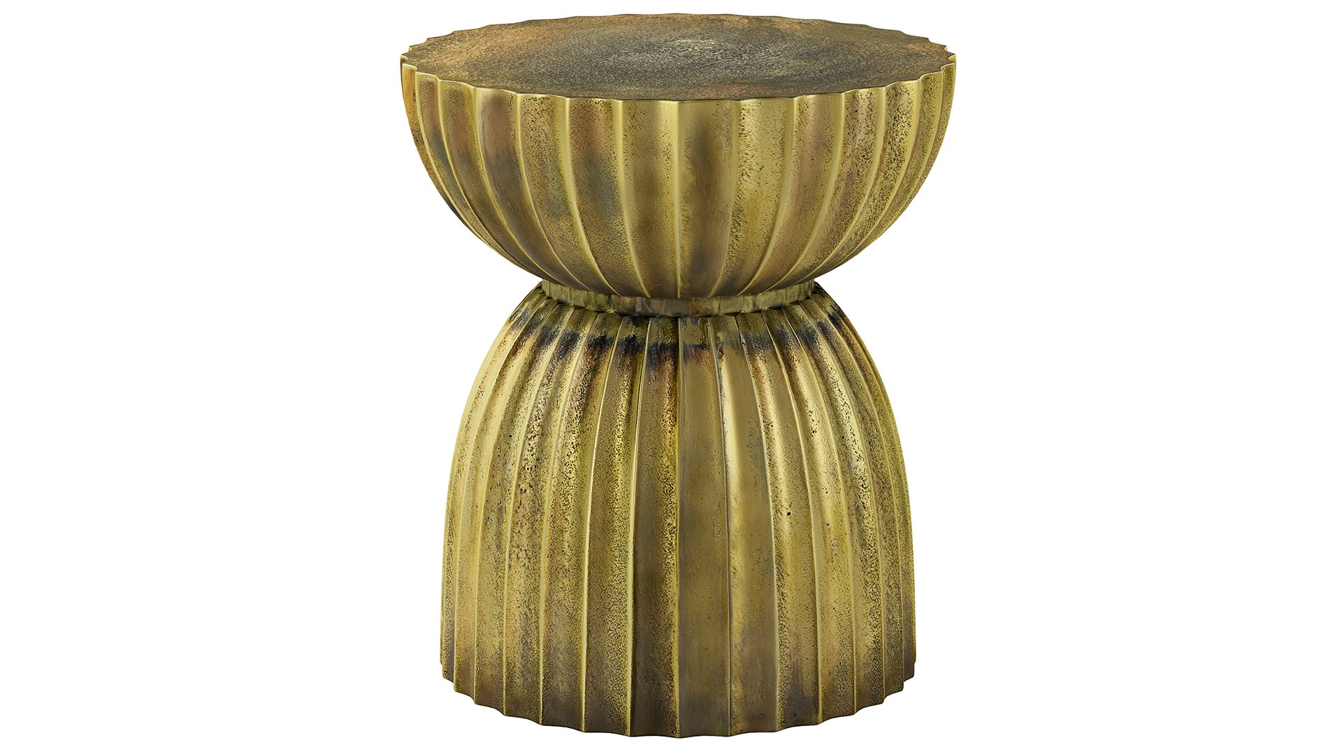 Antique Brass Accent Table 3D Model - TurboSquid 2286047