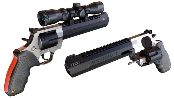 スコープ付きトーラスレイジングハンターリボルバー3Dモデル - TurboSquid 1772524