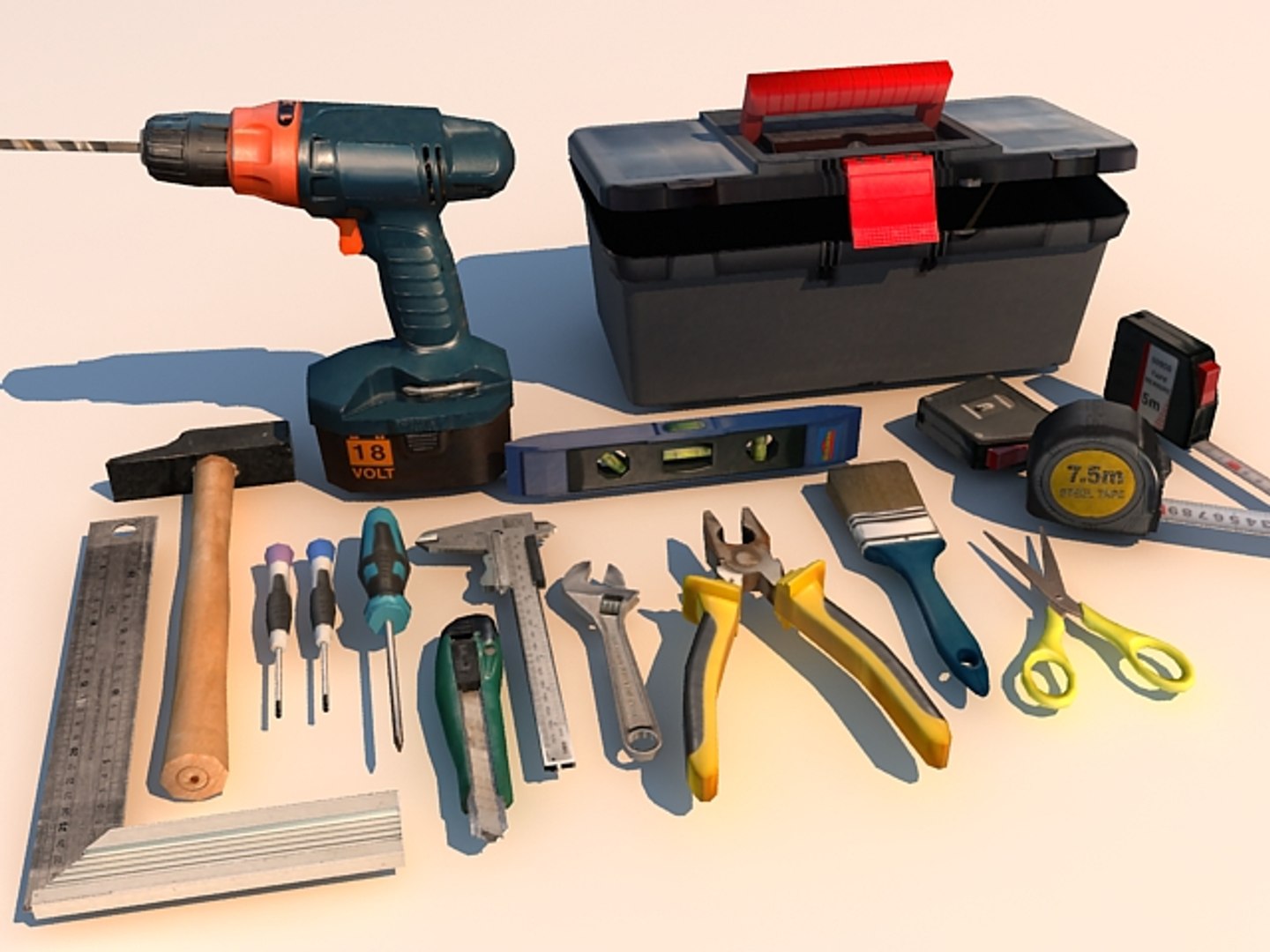 3d Max Handtools 01 Tools Plier