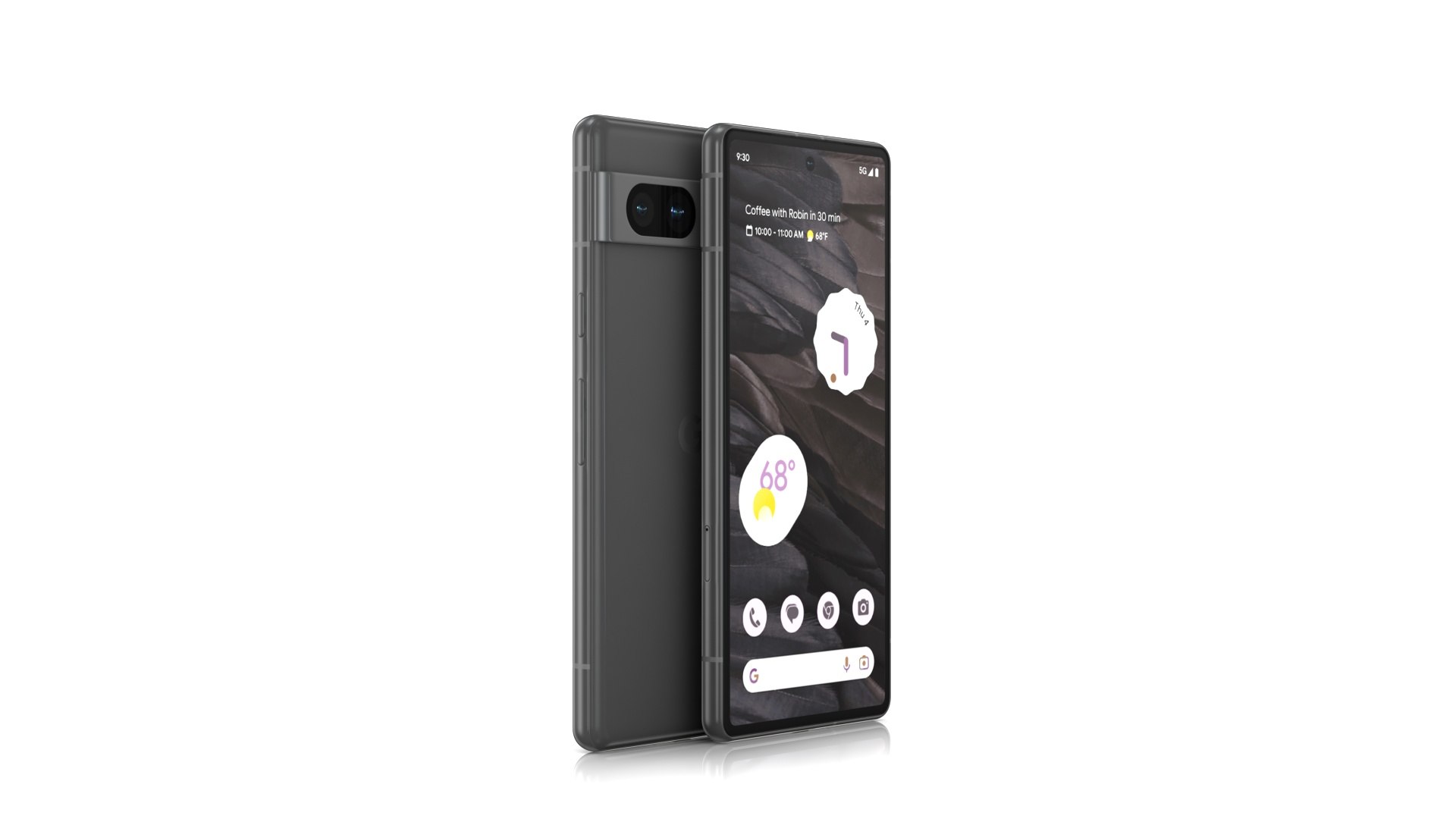 Google Pixel 7a Charcoal 3D Model - TurboSquid 2072172