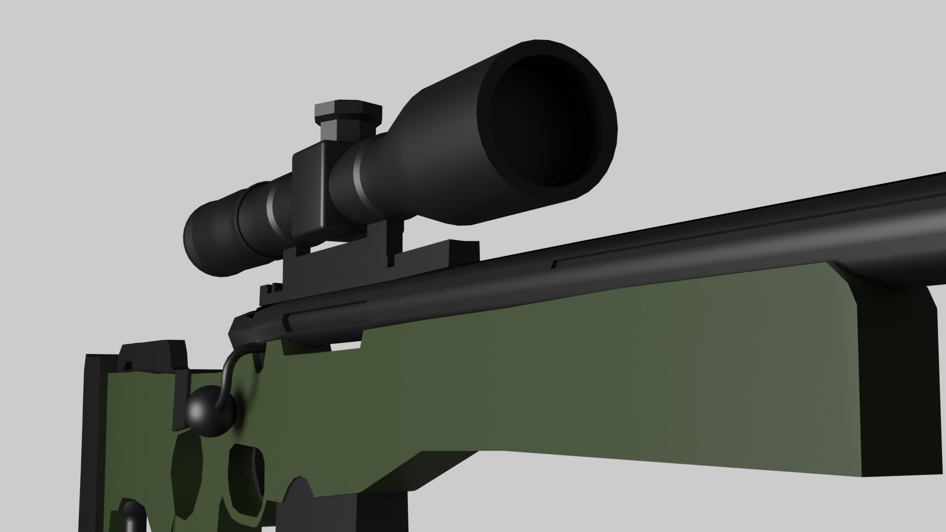 3D L96a1 Sniper Rifle - TurboSquid 1700273