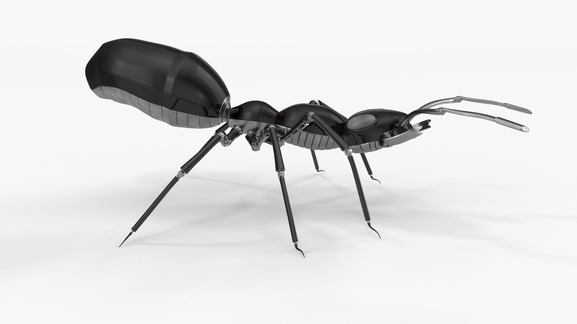 3D Black Robot Ant - TurboSquid 2369285