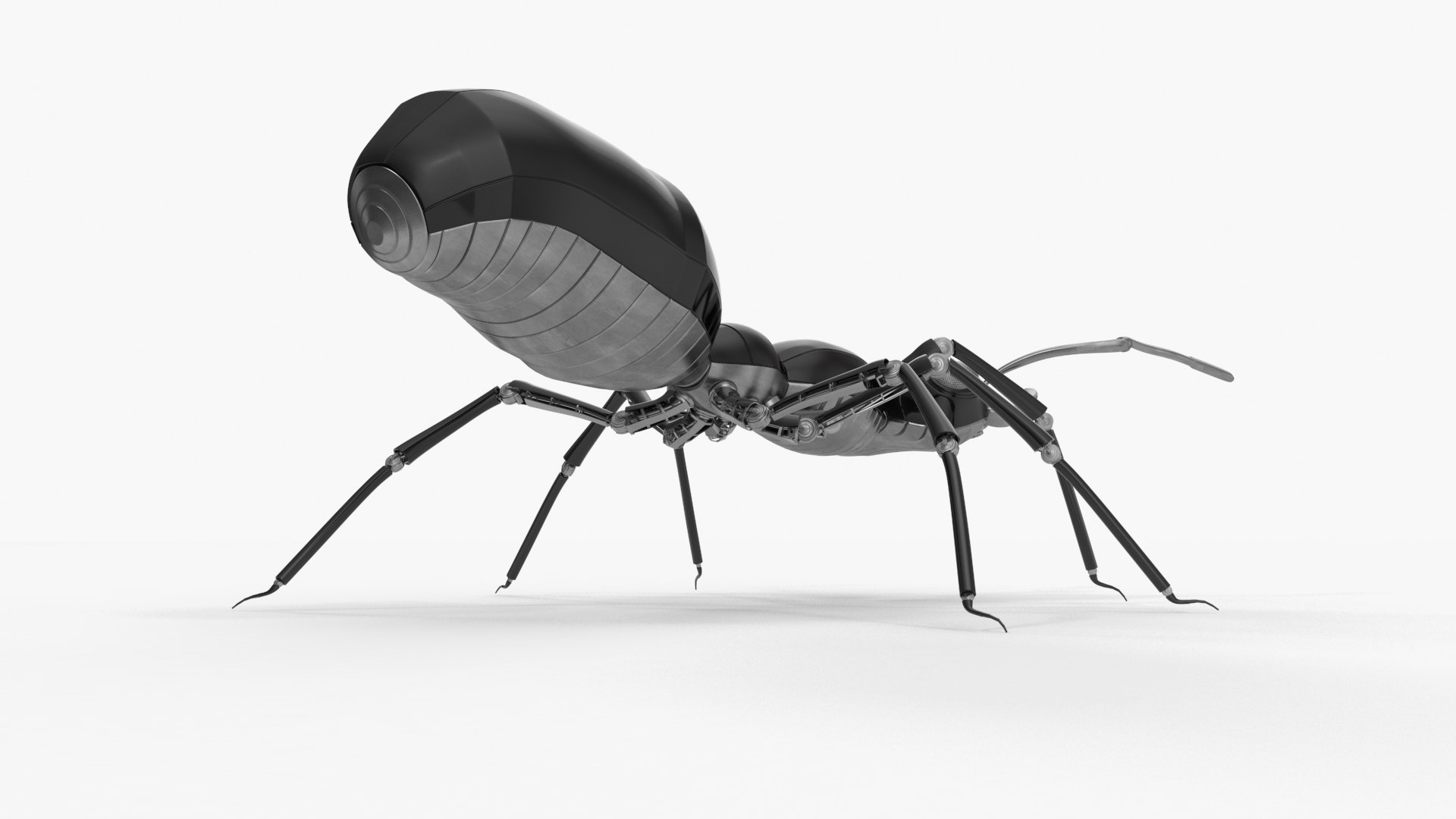 3D Black Robot Ant - TurboSquid 2369285