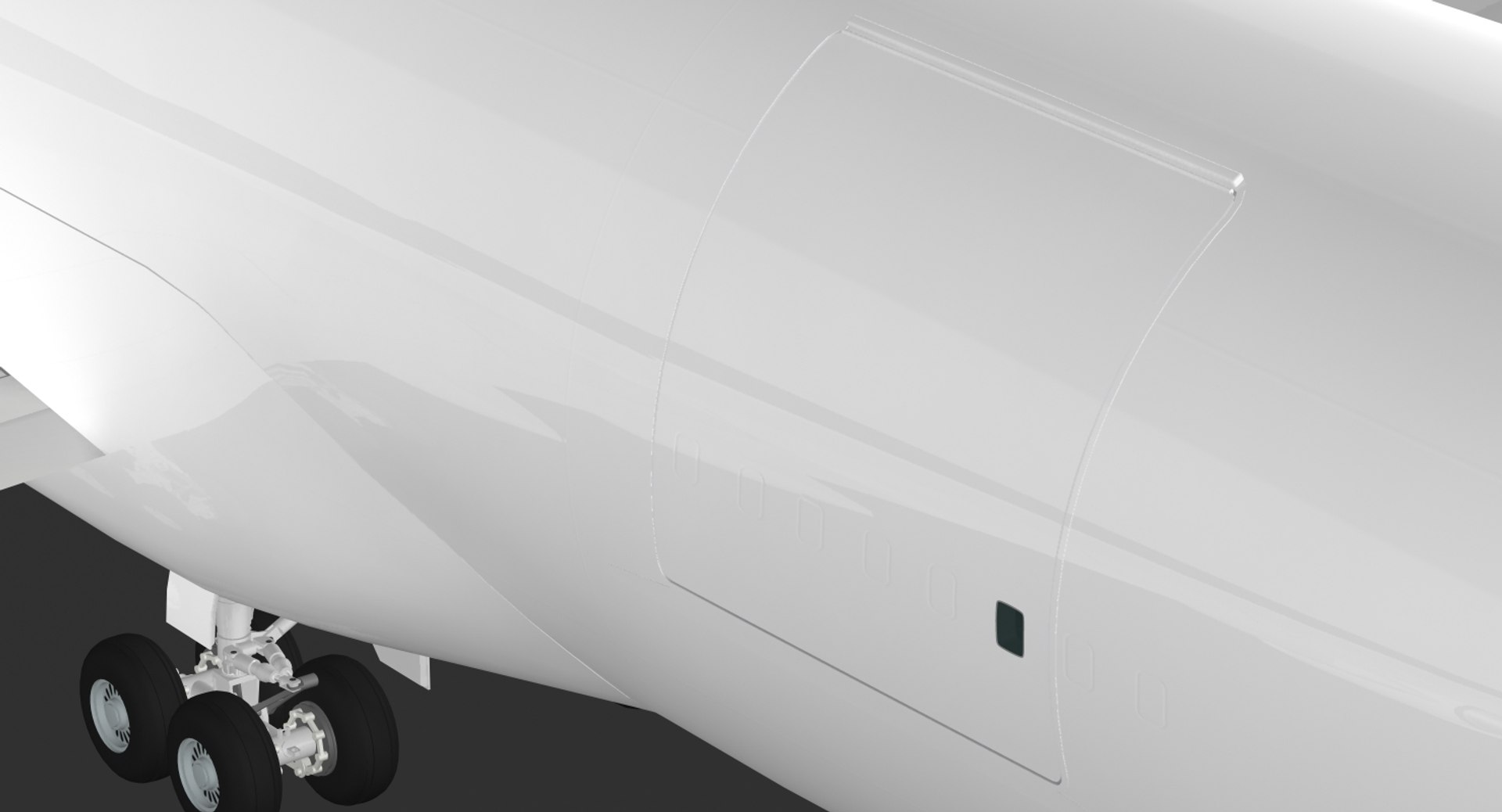 boeing 747-400 erf 3d model