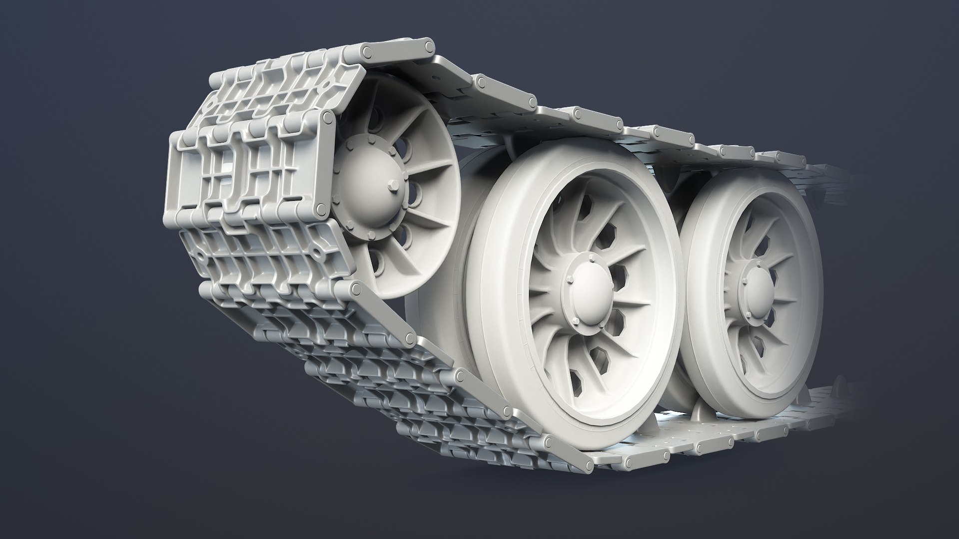 3D T-34 Tank Tracks Set Model - TurboSquid 1780724