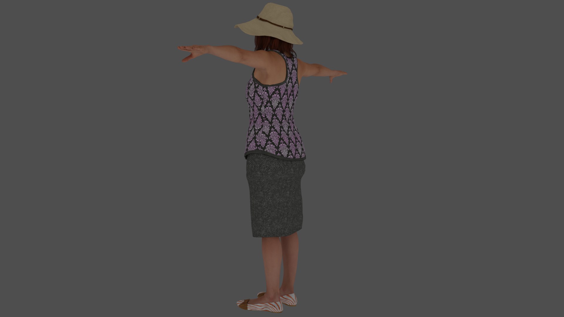 3D Rigged Female Character - TurboSquid 1708326