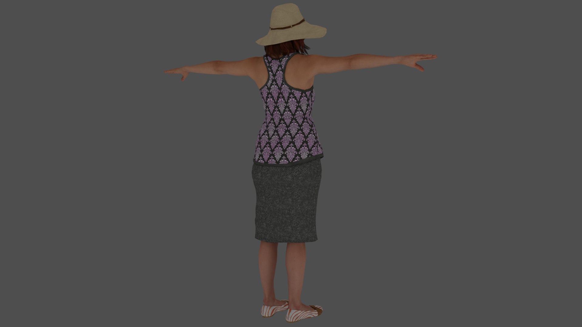 3D Rigged Female Character - TurboSquid 1708326