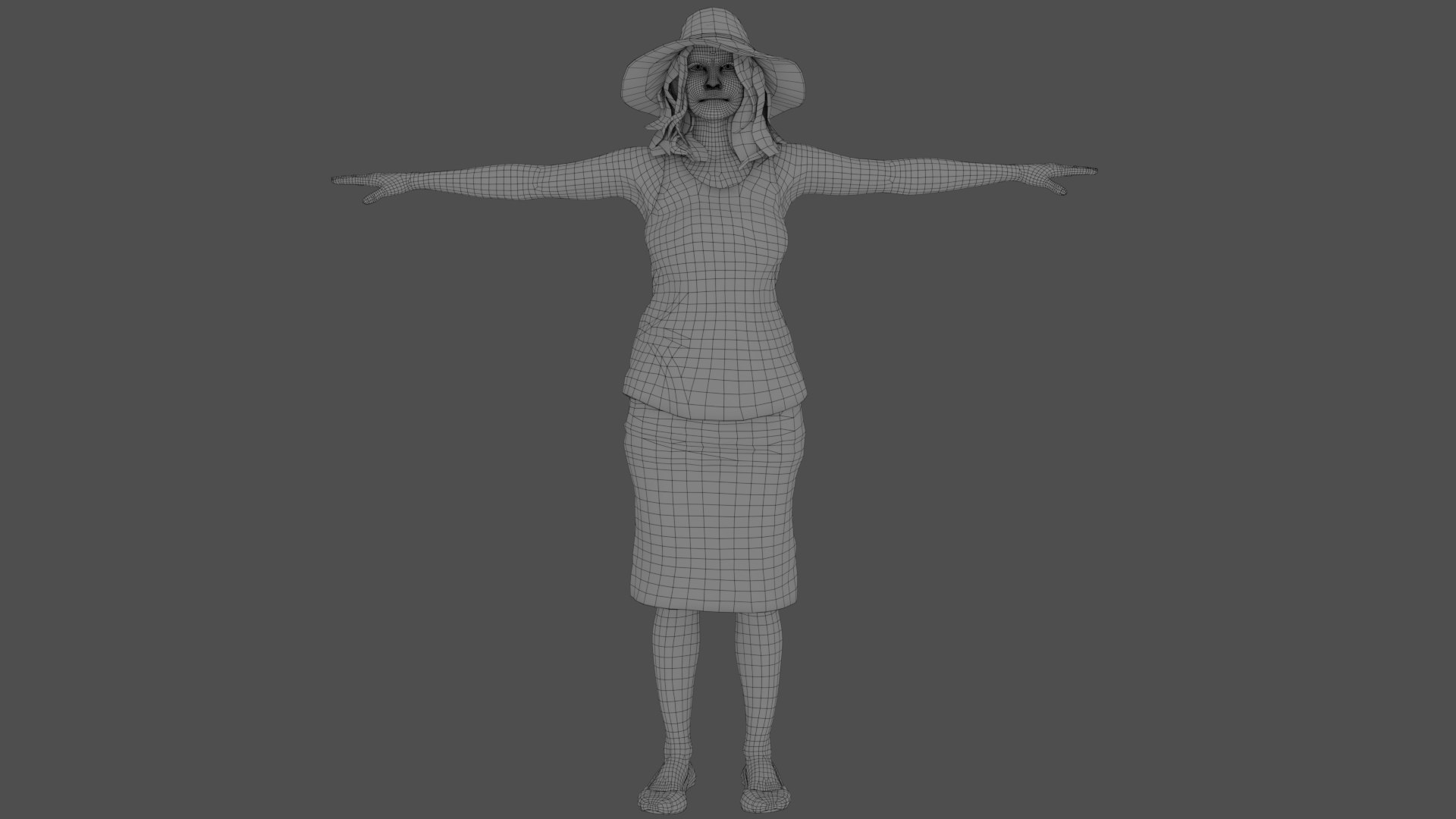 3D Rigged Female Character - TurboSquid 1708326