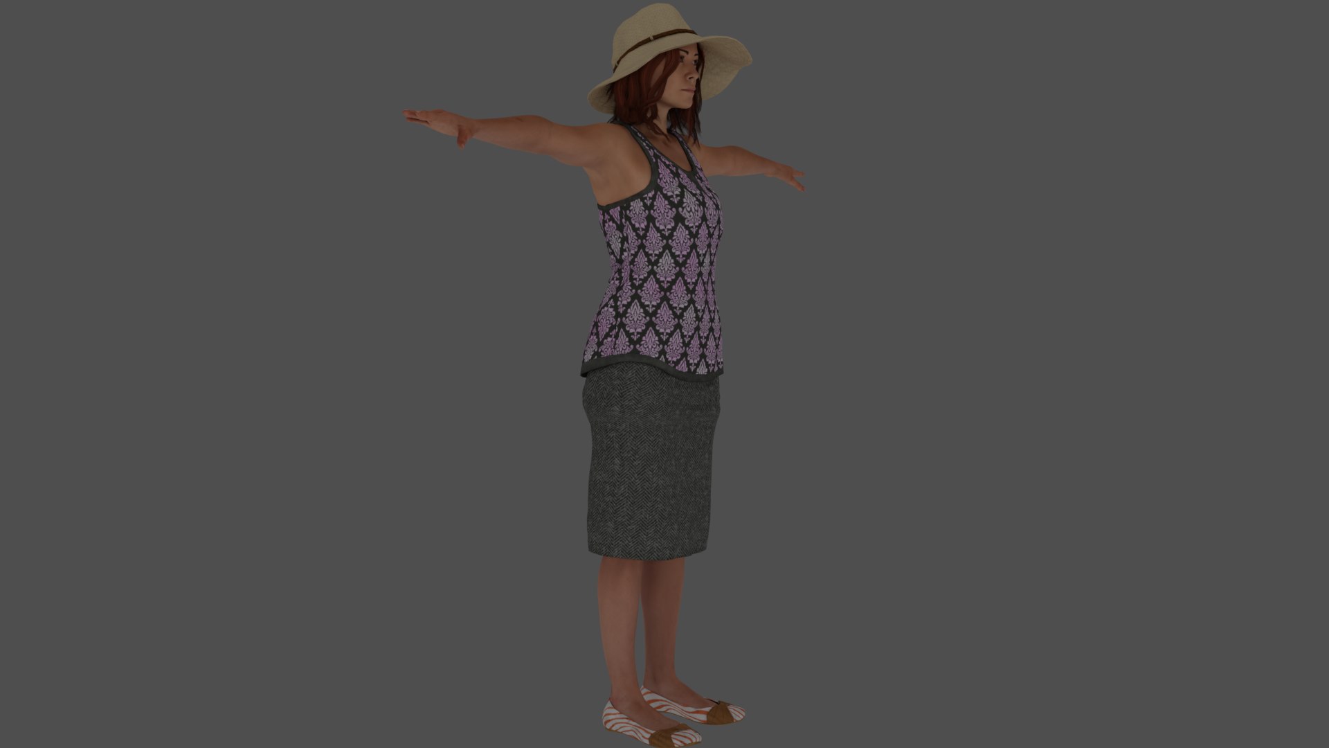 3D Rigged Female Character - TurboSquid 1708326